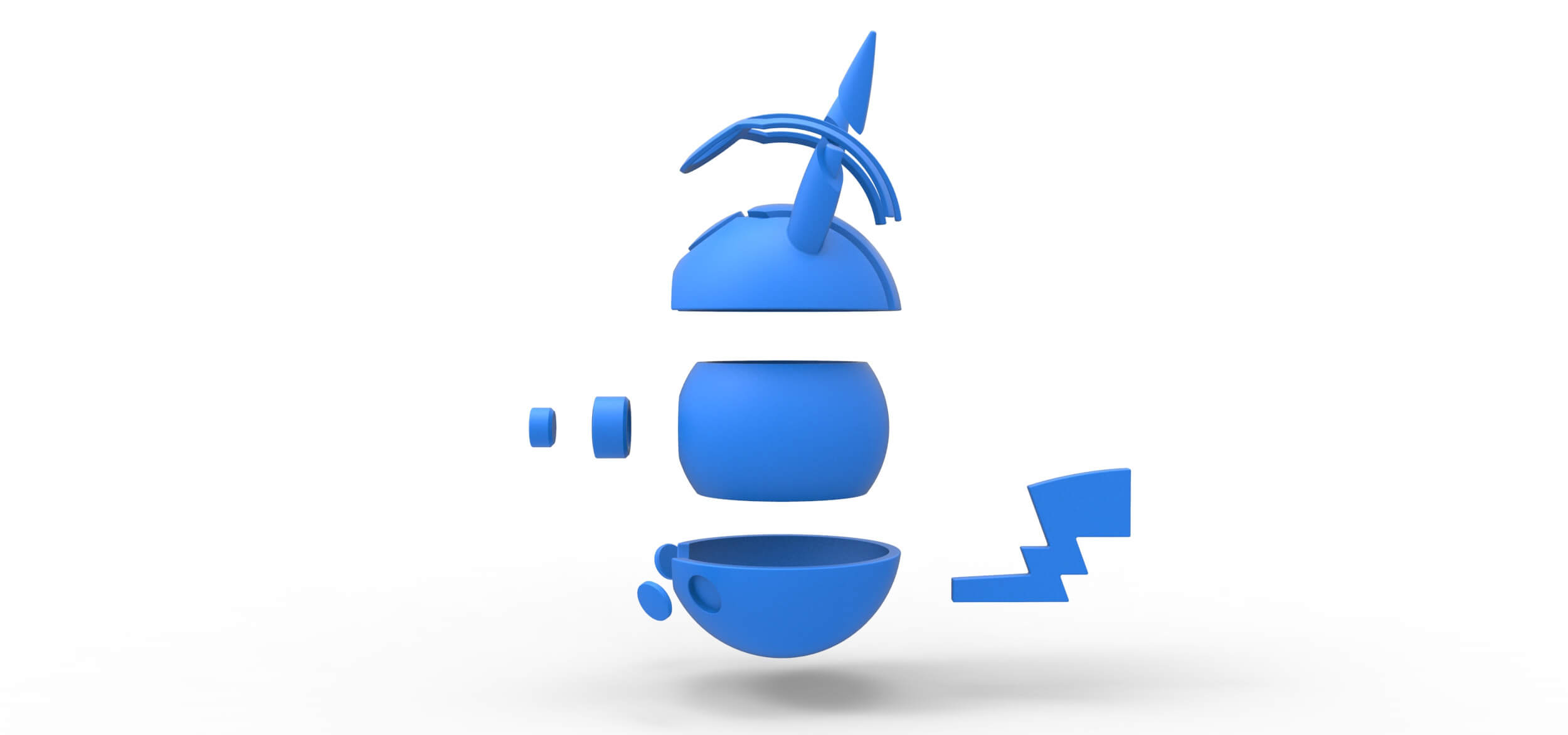 Pikachu Evil Version Orb - 3D Model by TechItemsRock