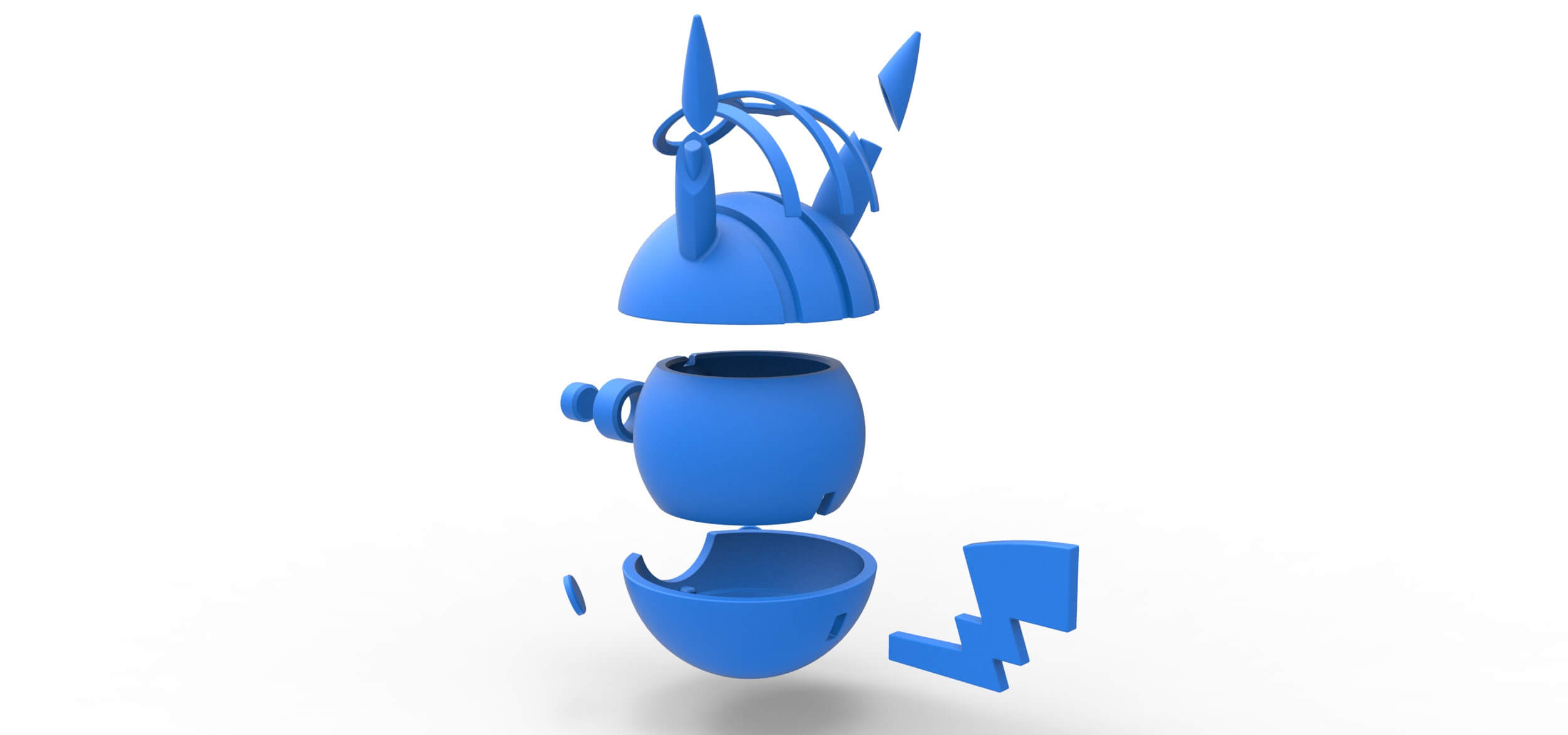 Pikachu Evil Version Orb - 3D Model by TechItemsRock