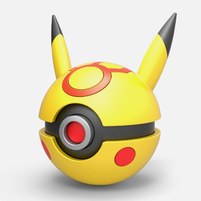 Pikachu Evil Version Orb - 3D Model by TechItemsRock