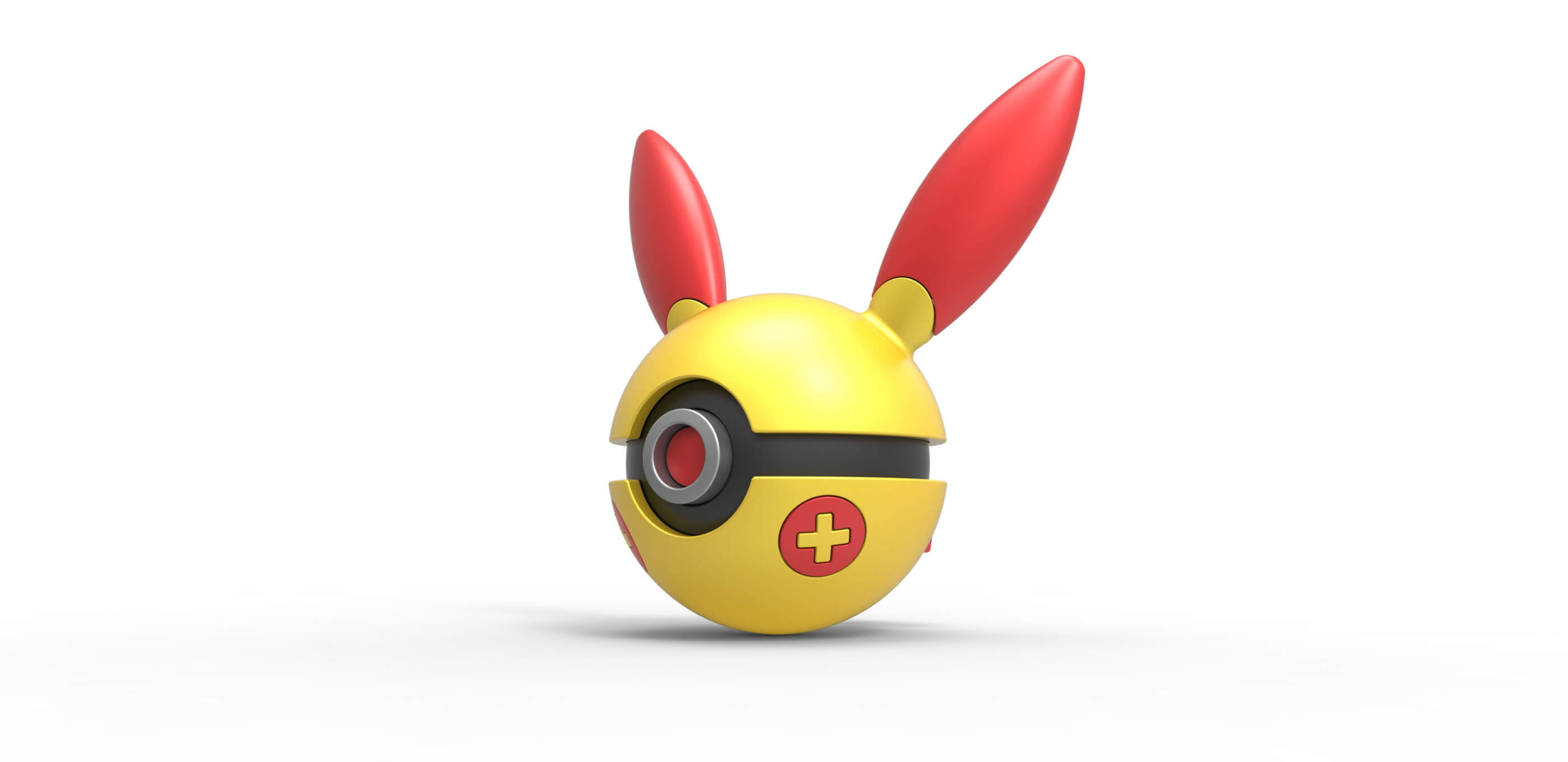 Plusle Orb Concept - 3D Model by TechItemsRock