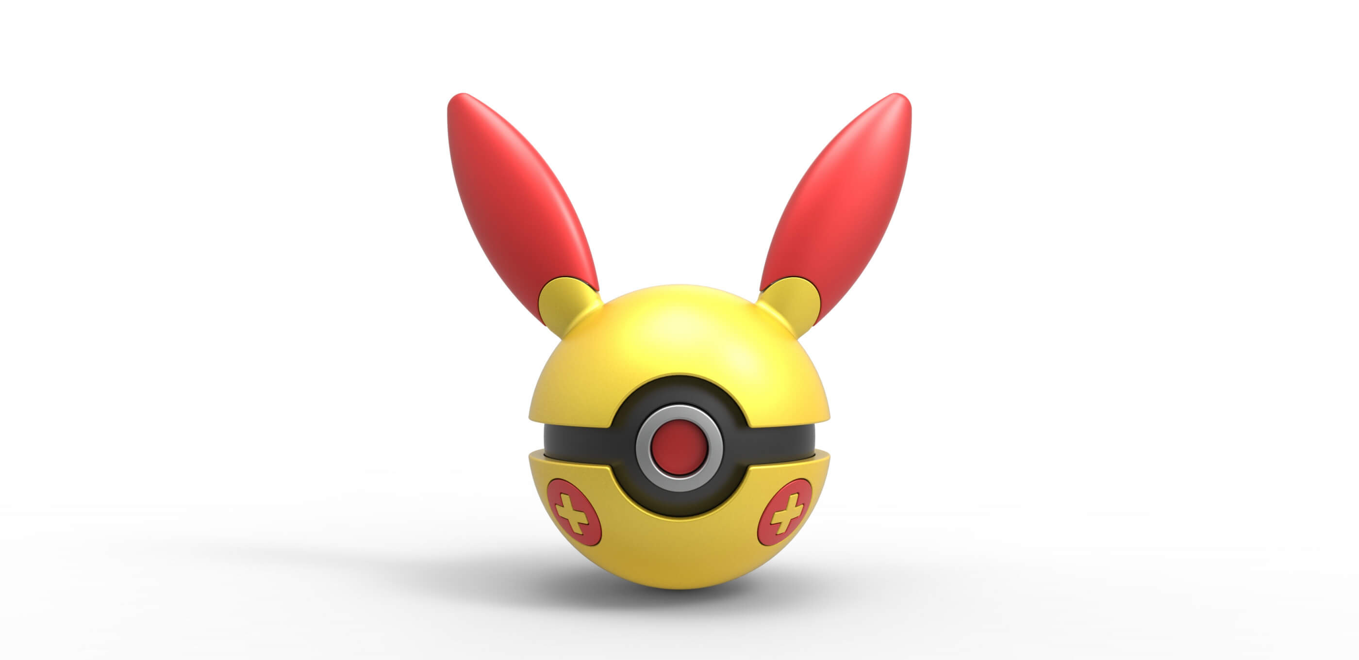 Plusle Orb Concept - 3D Model by TechItemsRock