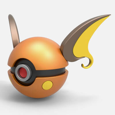 Raichu Orb Concept - 3D Model by TechItemsRock