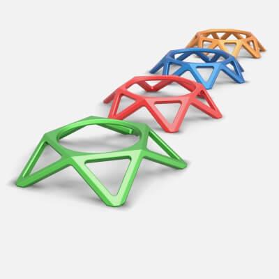 Pokeball Stand Set 5 - 3D Model by TechItemsRock