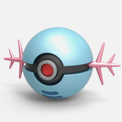 Wooper Orb Concept - 3D Model by TechItemsRock