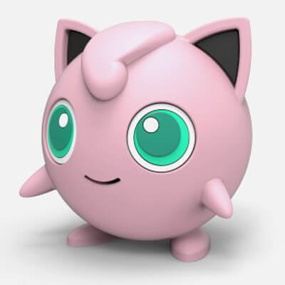 Jigglypuff Concept - 3D Model by TechItemsRock