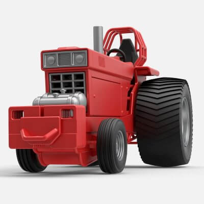 Pro Stock Pulling Tractor 1:25 - 3D Model by TechItemsRock