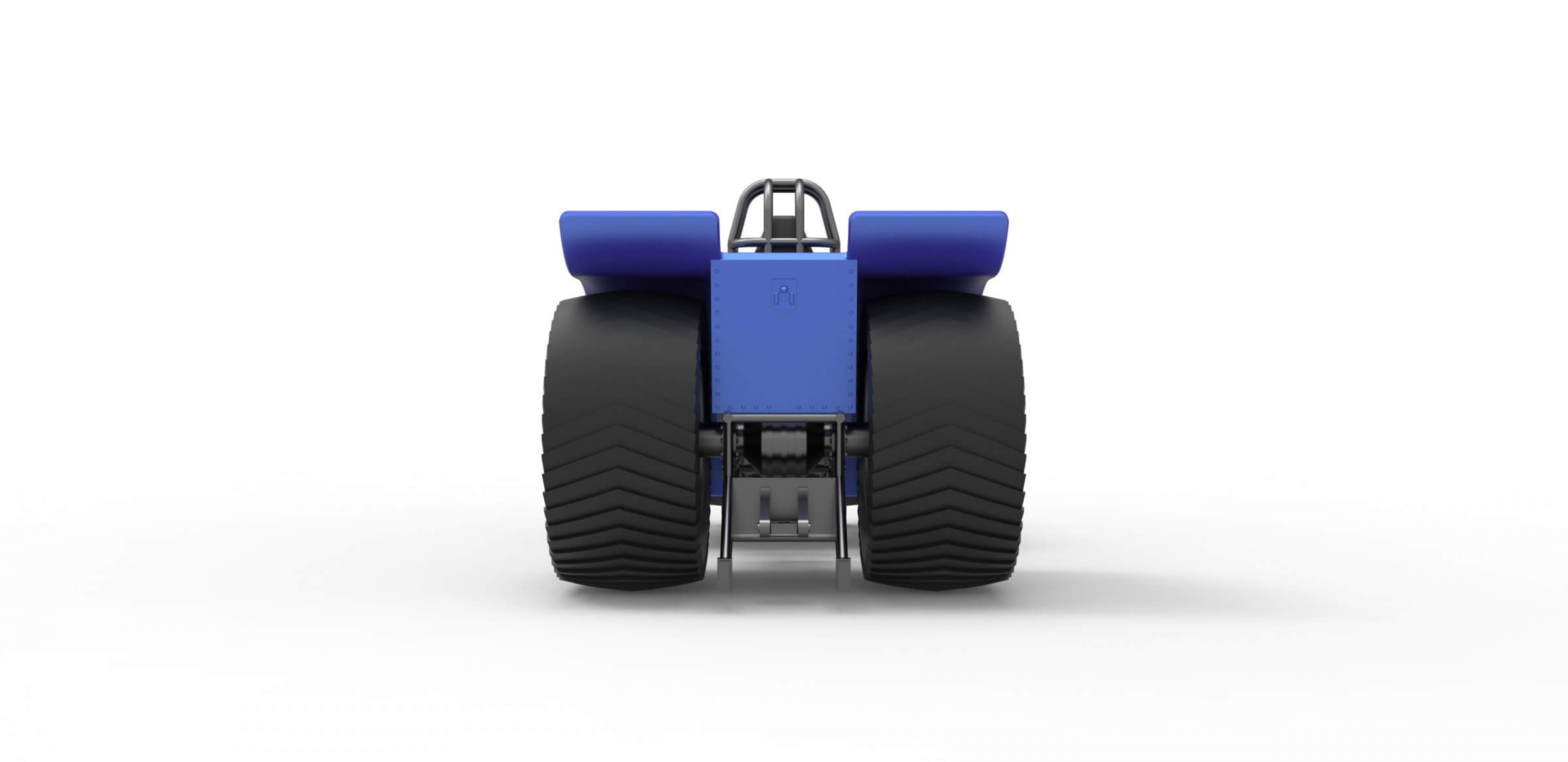 Pulling Tractor with 3 Jet Engines 1:25 - 3D Model by TechItemsRock