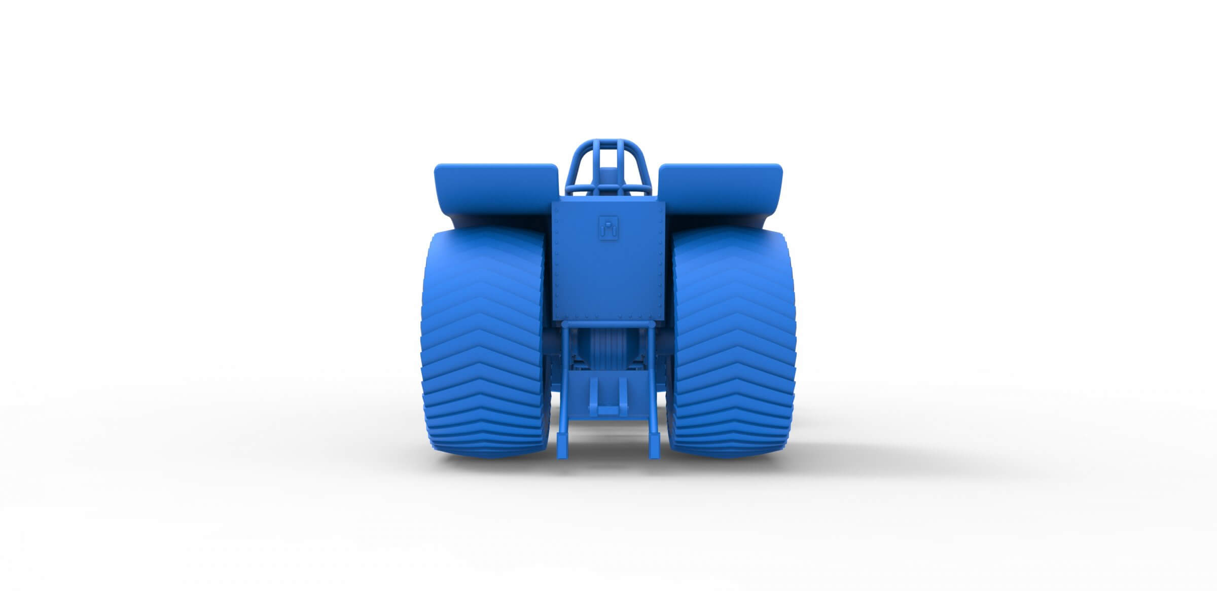 Pulling Tractor with 3 Jet Engines 1:25 - 3D Model by TechItemsRock