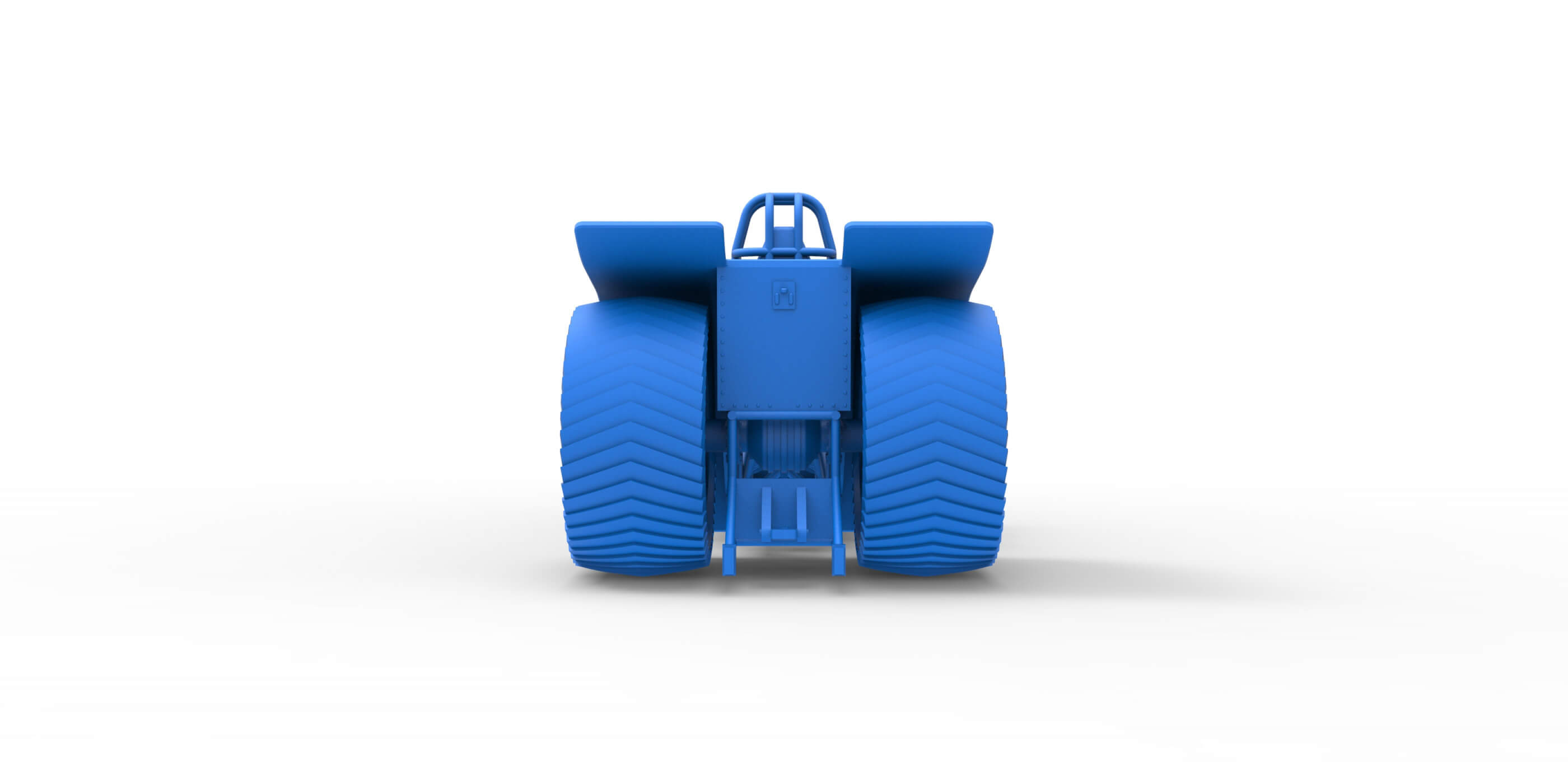 Pulling Tractor With 4 Jet Engines 1:25 - 3D Model by TechItemsRock