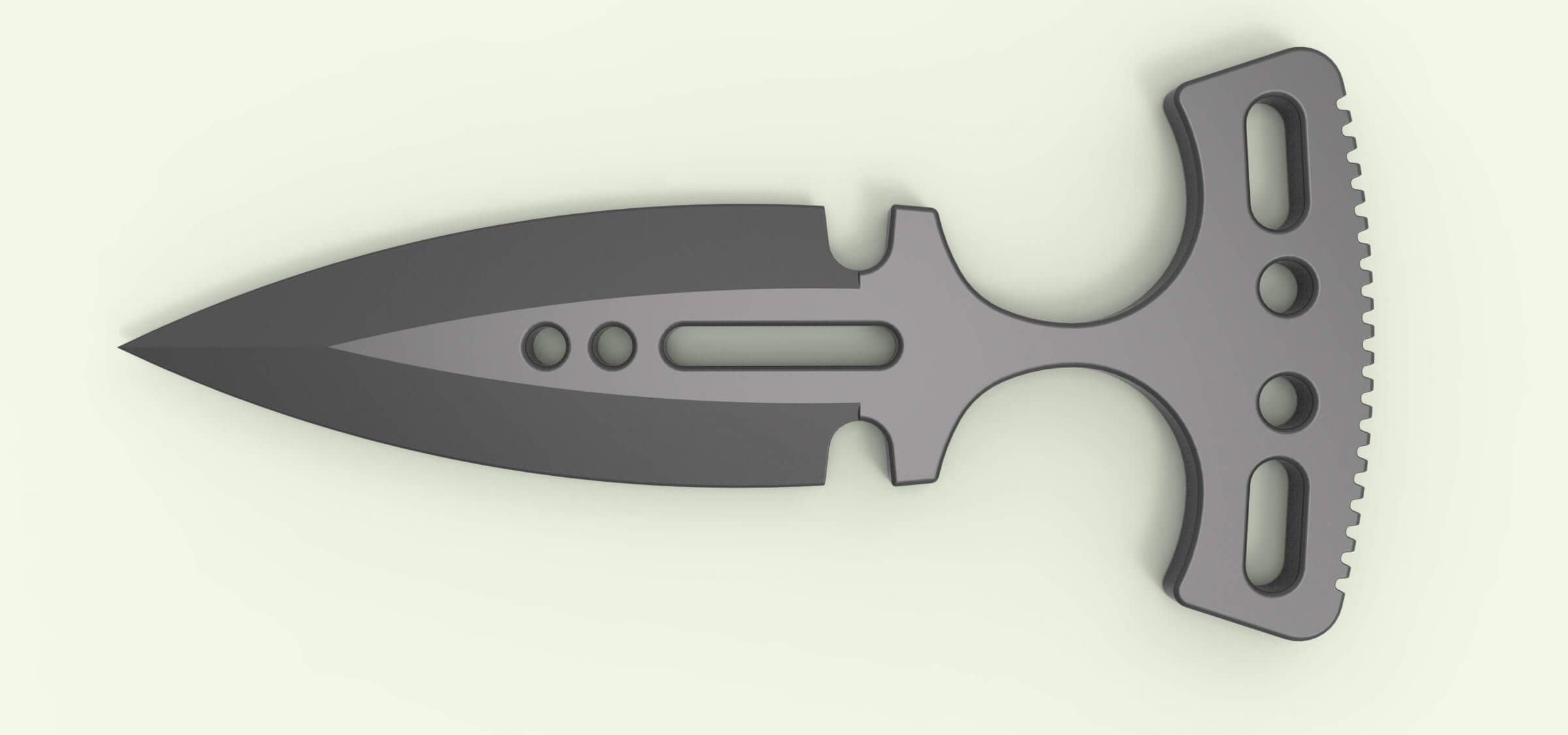 Push Dagger 3 - 3D Model by TechItemsRock