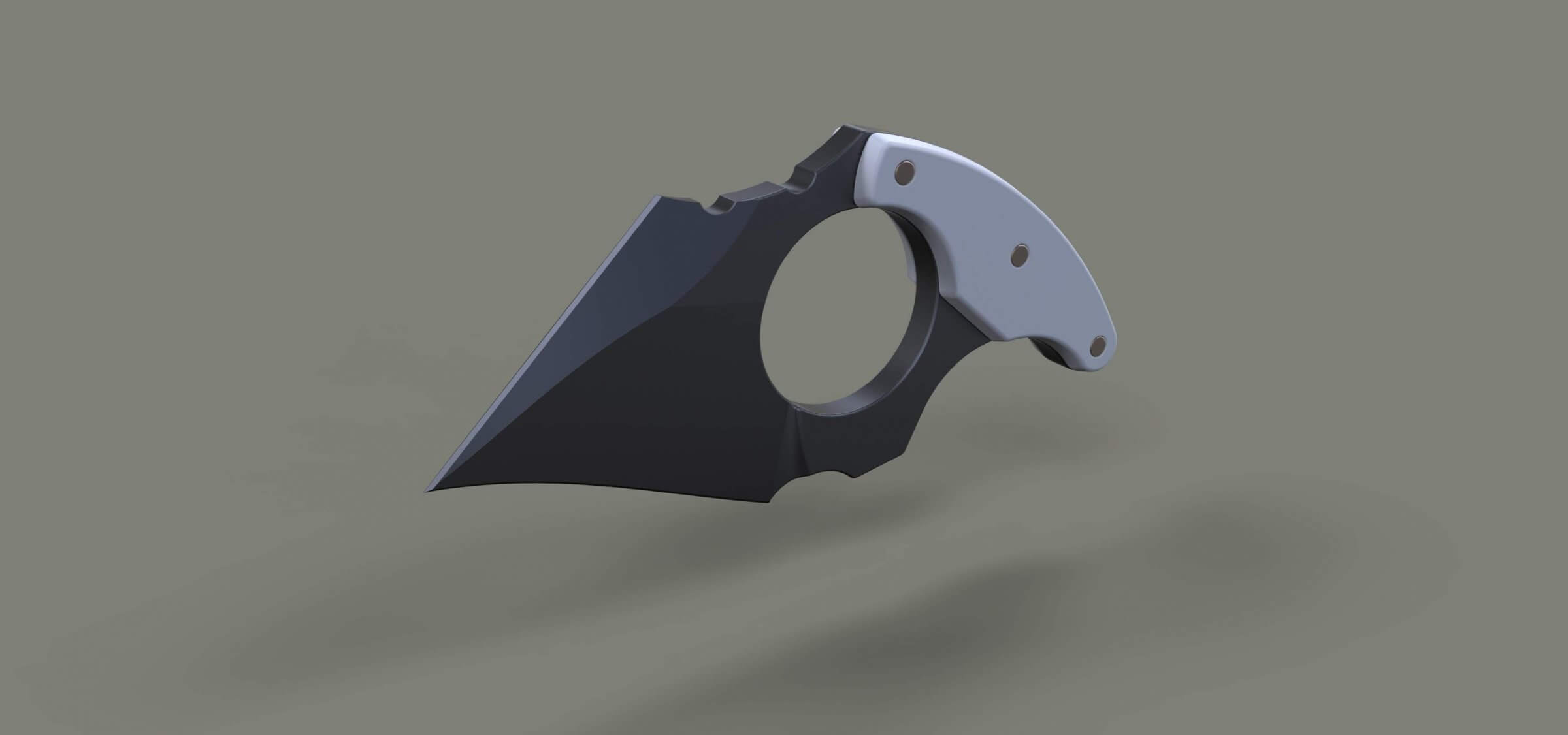 Push Dagger 5 - 3D Model by TechItemsRock