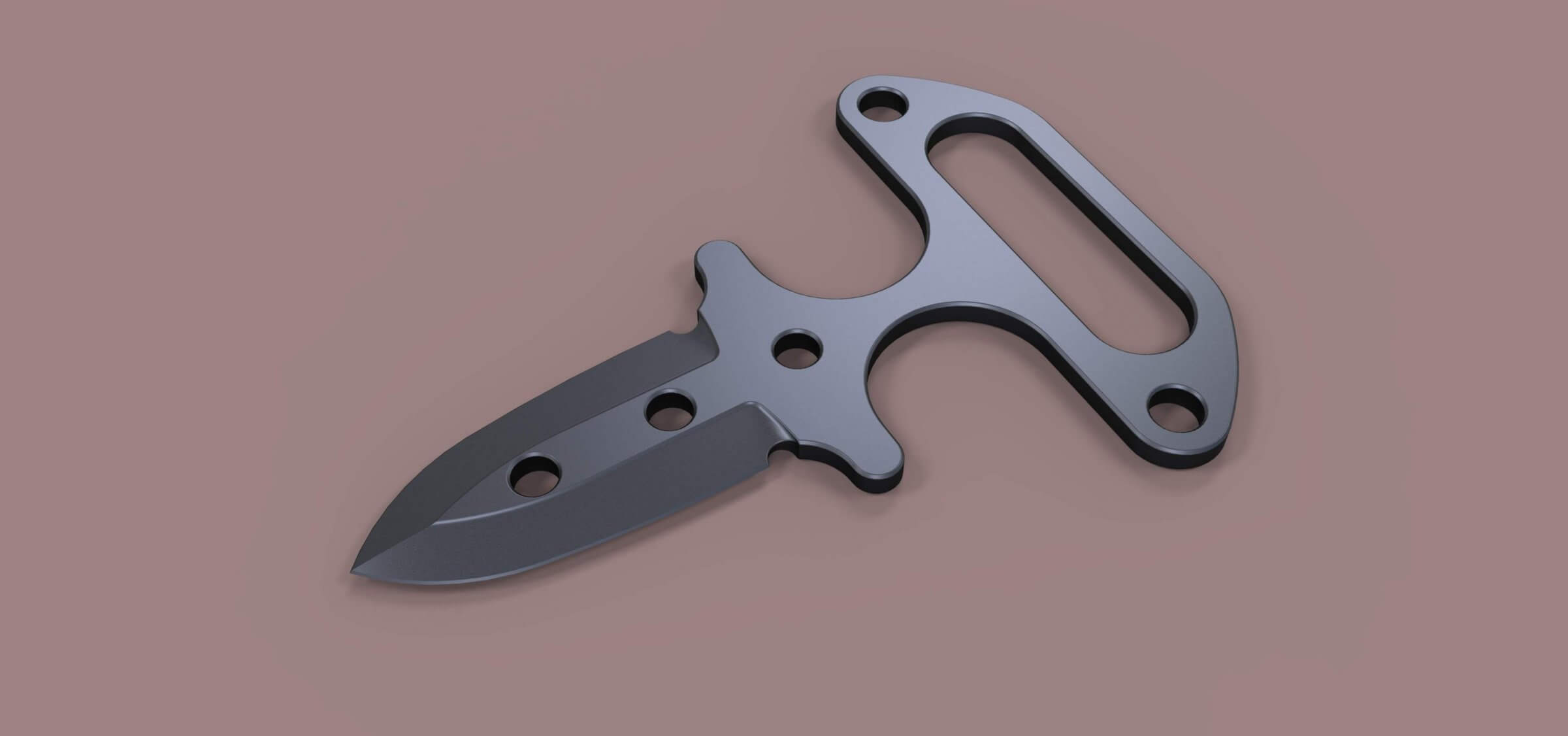 Push Dagger 1 - 3D Model by TechItemsRock
