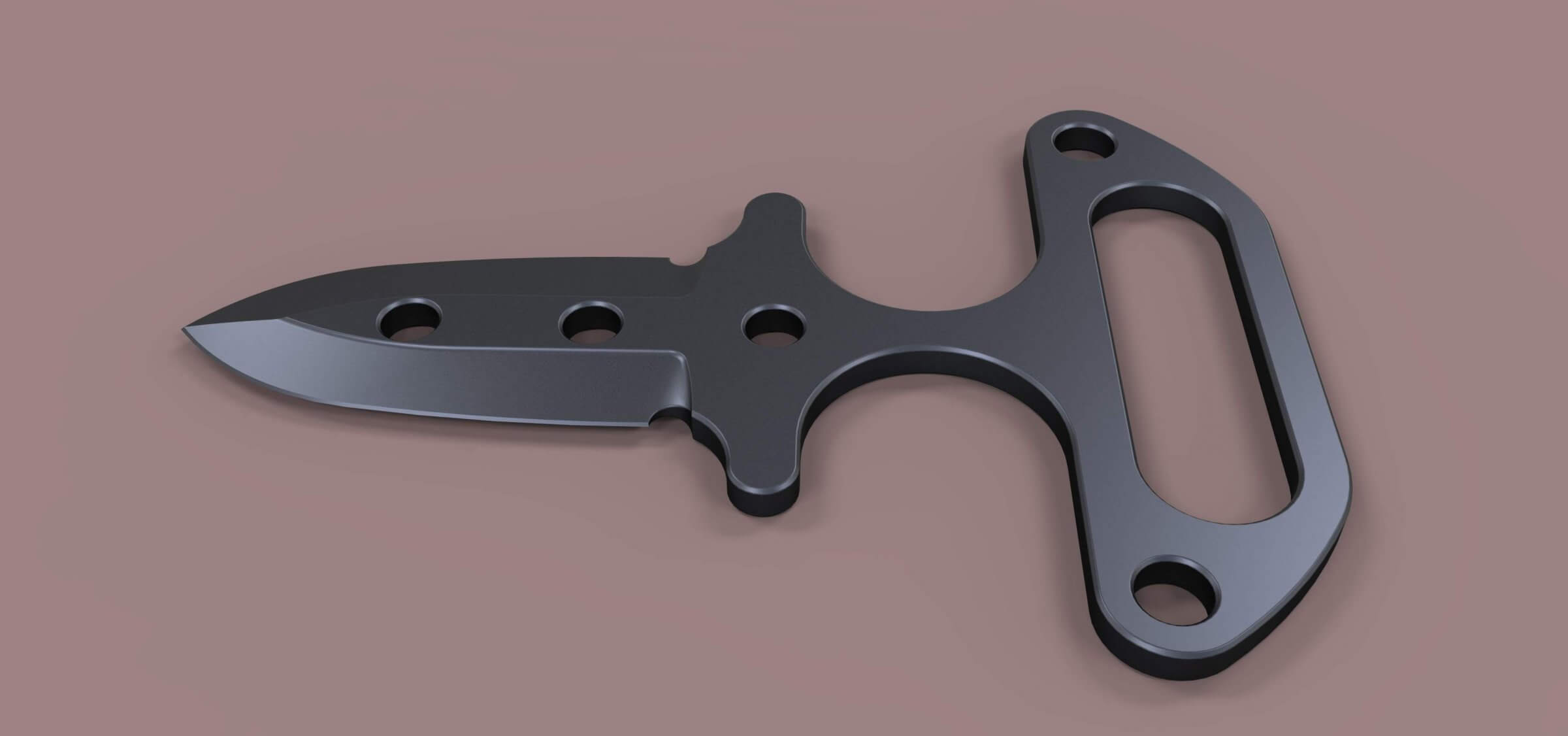 Push Dagger 1 - 3D Model by TechItemsRock