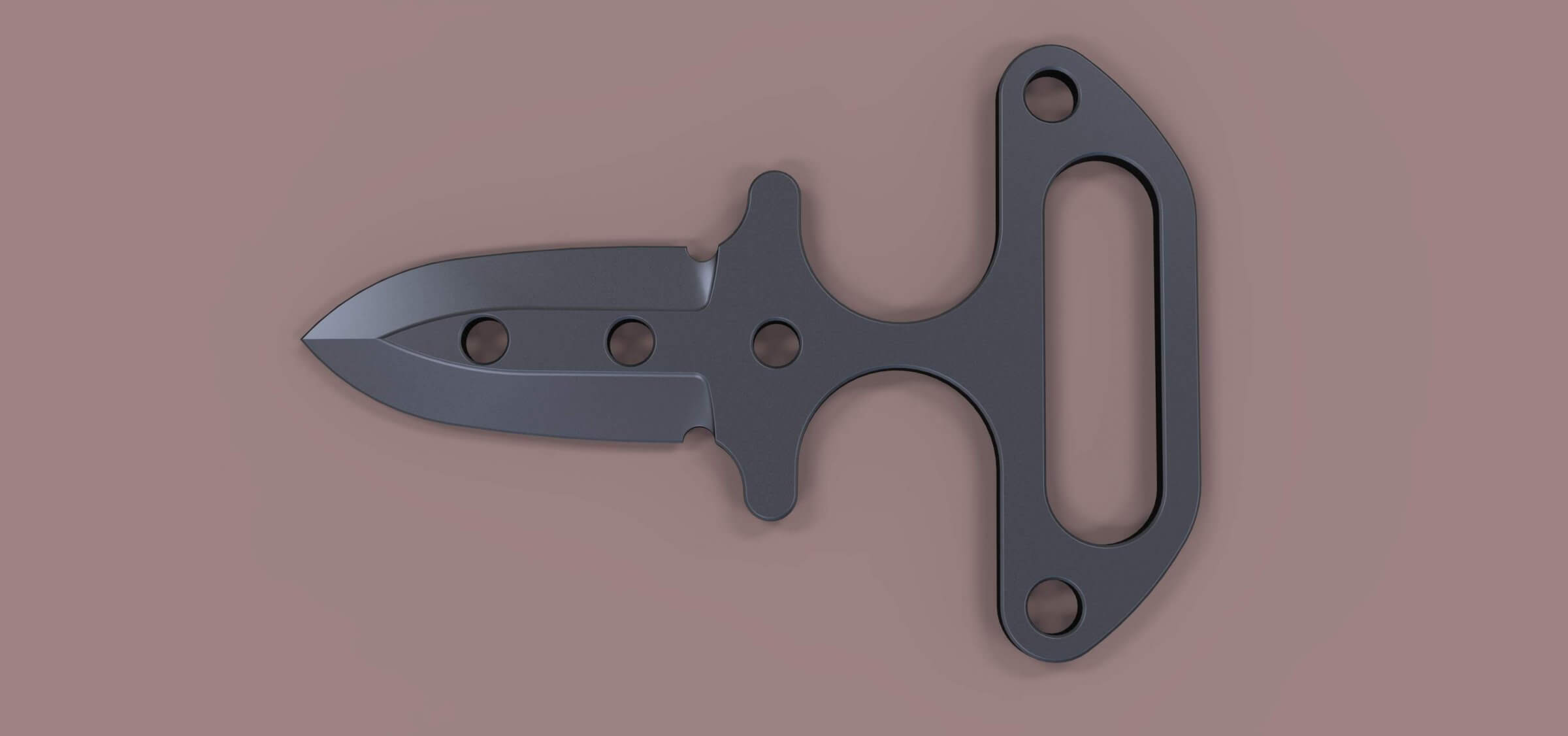 Push Dagger 1 - 3D Model by TechItemsRock