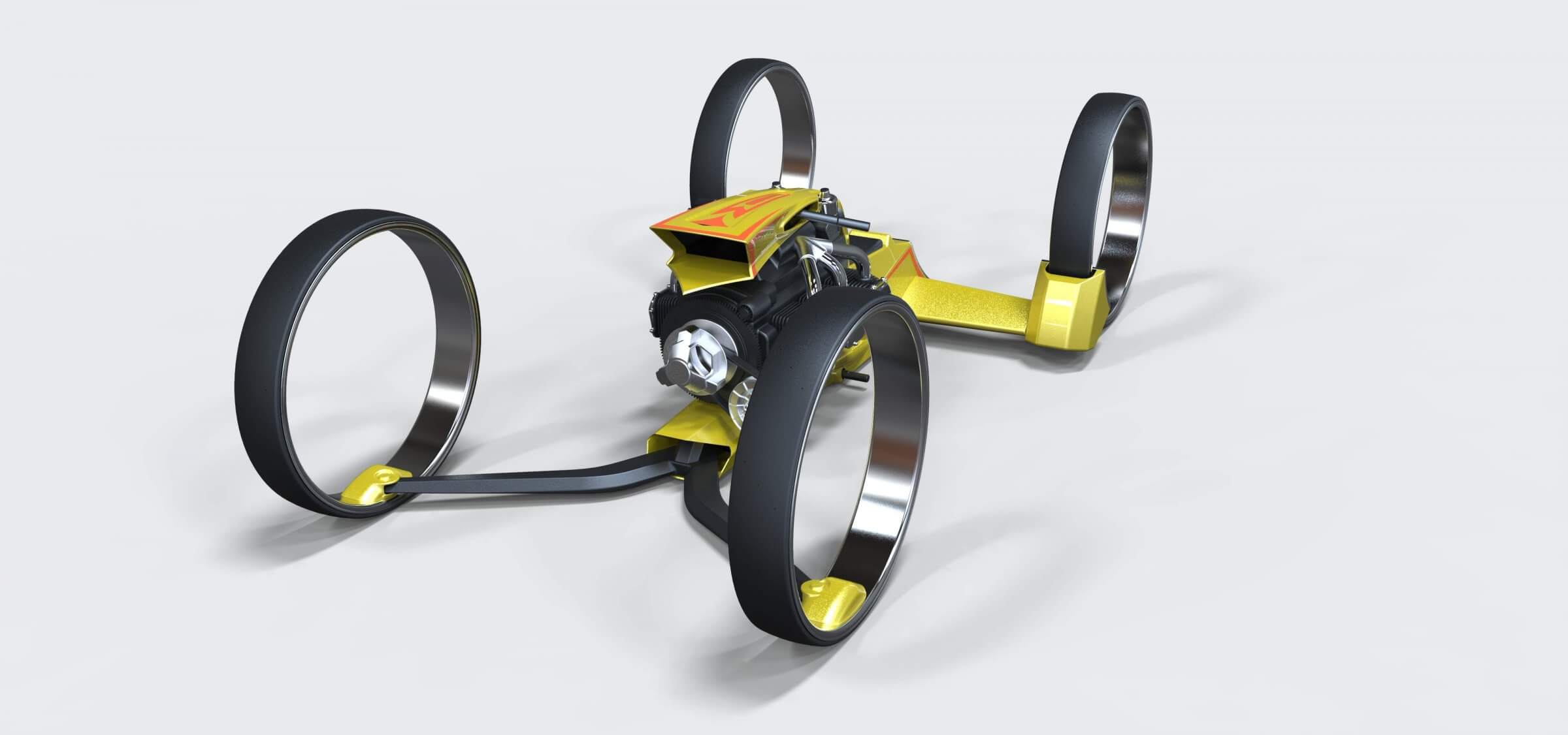 Quad Bike Concept - 3D Model by TechItemsRock