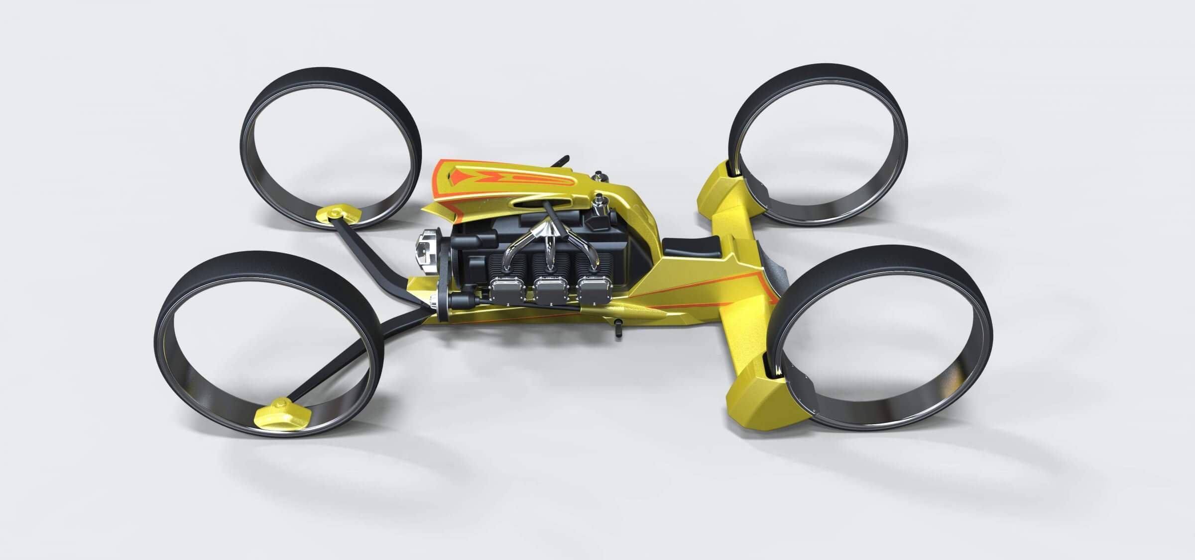Quad Bike Concept - 3D Model by TechItemsRock