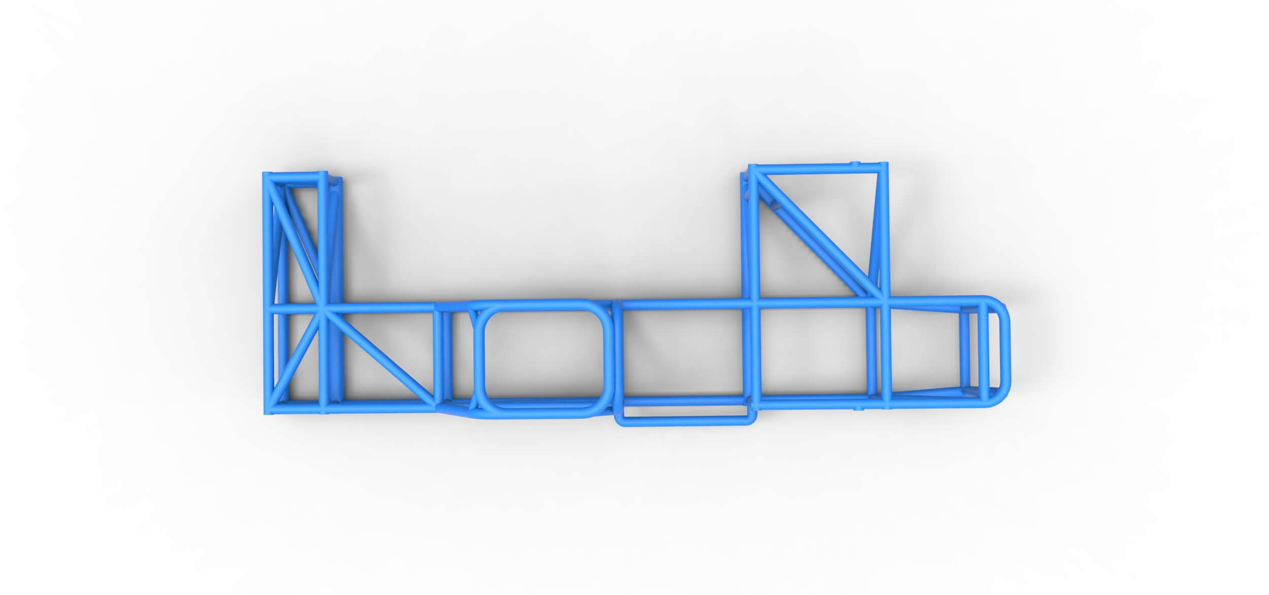 Frame of Supermodified Rear Engine Race Car 1:25 - 3D Model by ...