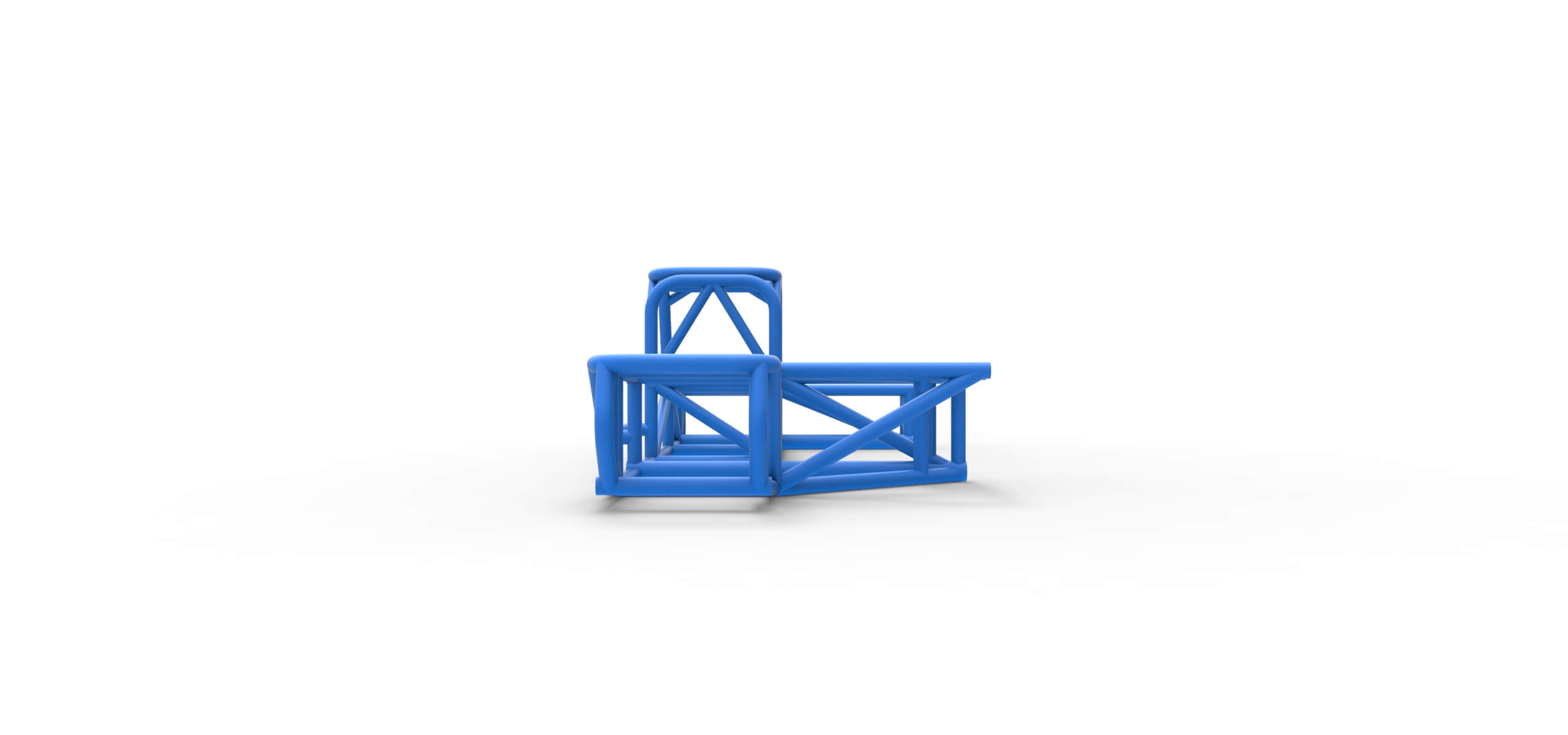 Frame of Supermodified Rear Engine Race Car 1:25 - 3D Model by ...