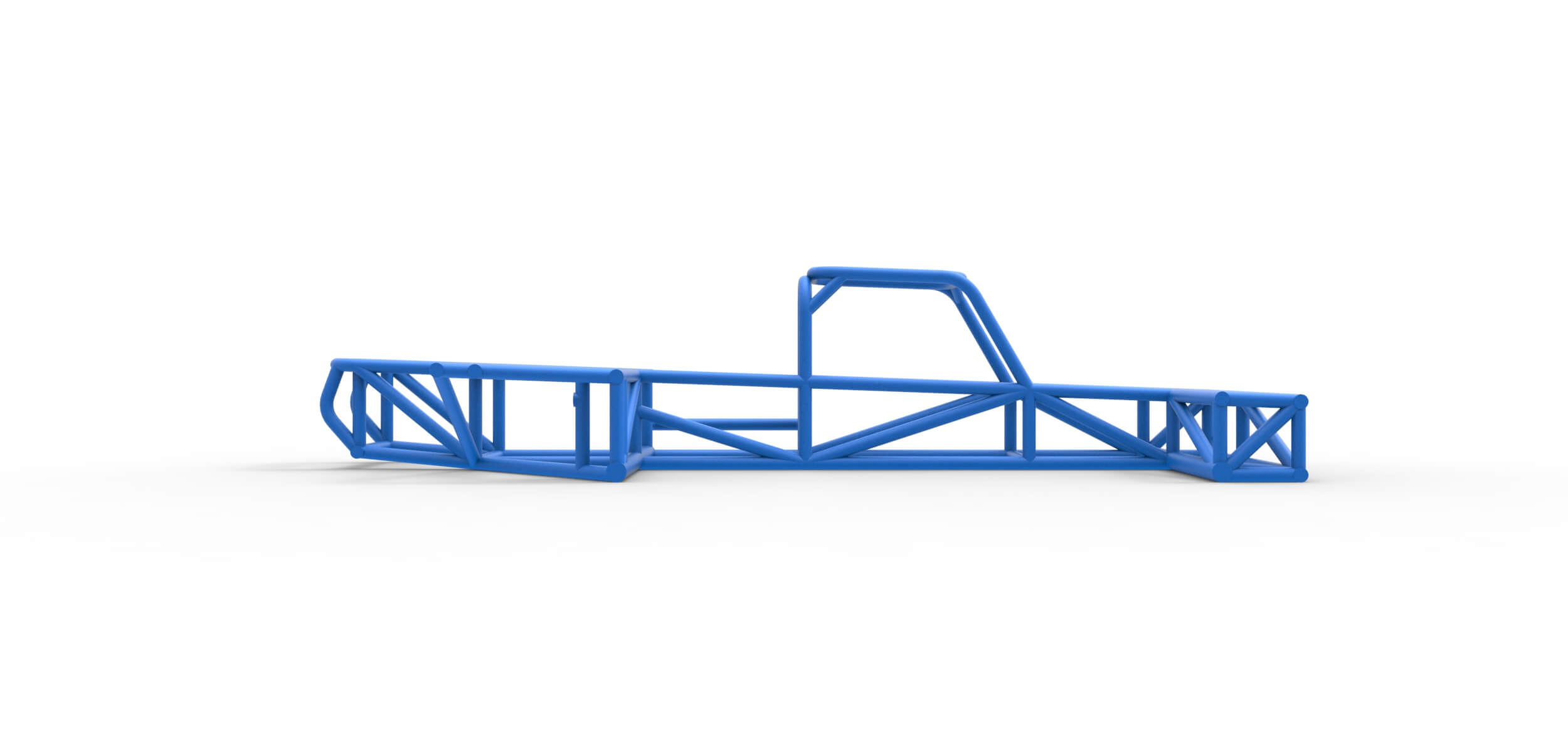 Frame of Supermodified Rear Engine Race Car 1:25 - 3D Model by ...