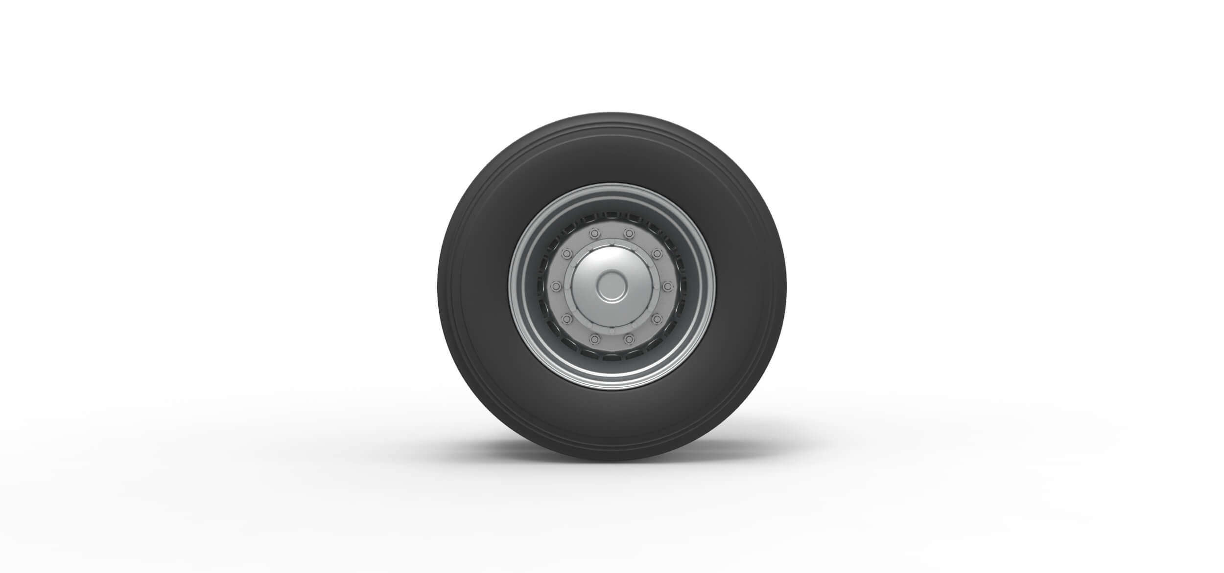Rear Wheel of Racing Semi Truck Version 2 Scale 1:25 - 3D Model by ...