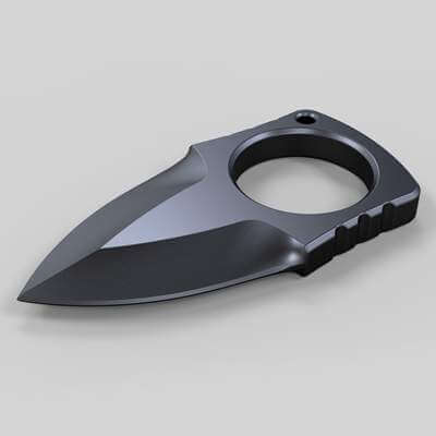 Ring Dagger - 3D Model by TechItemsRock