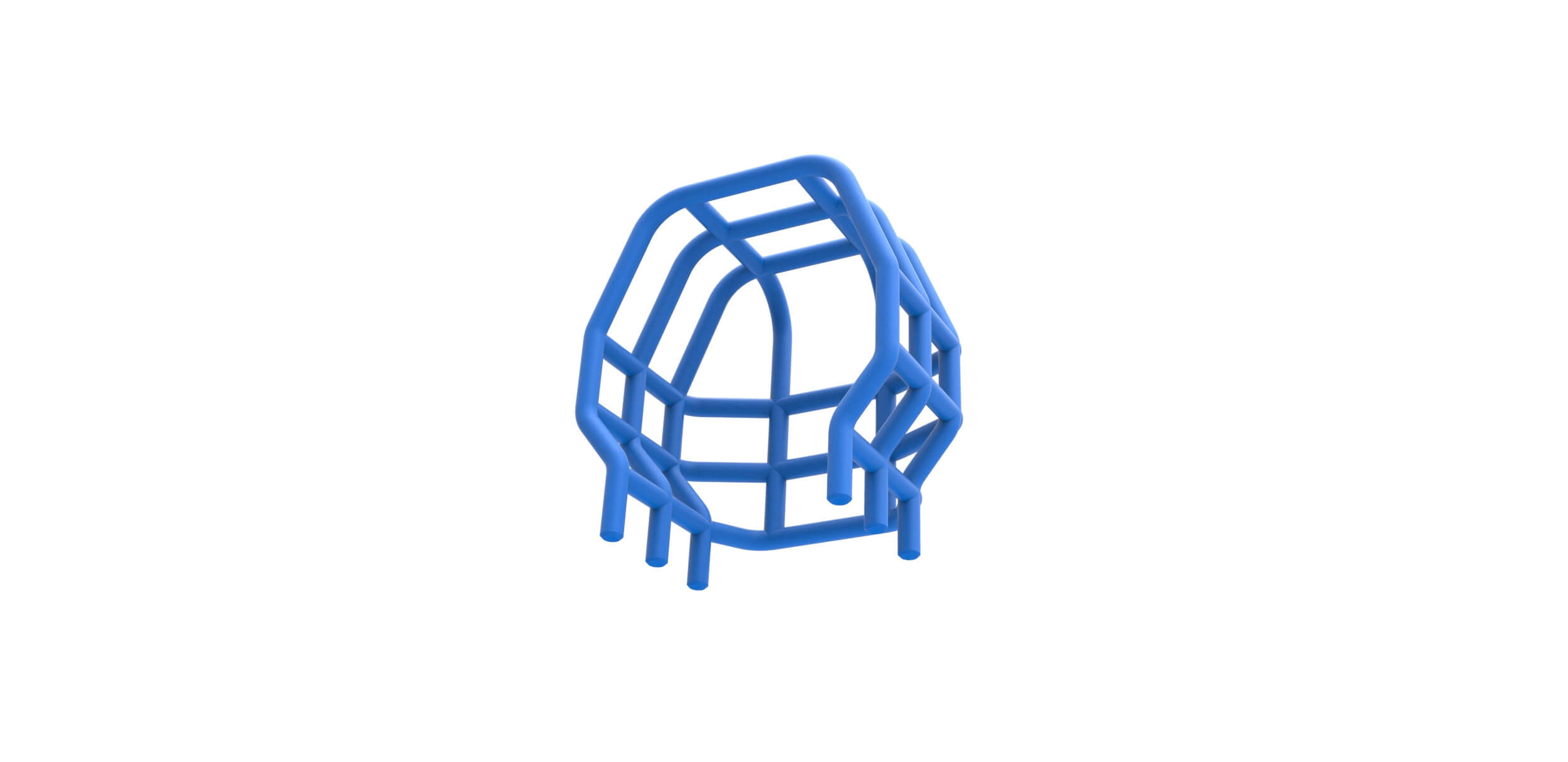 Roll Cage of Pulling Tractor 1:25 - Free 3D Model by TechItemsRock