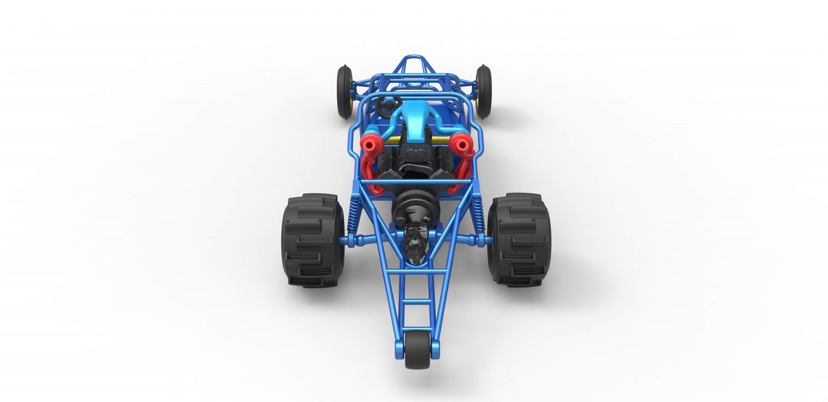 Sand Drag Rail Buggy 1:25 - 3D Model by TechItemsRock