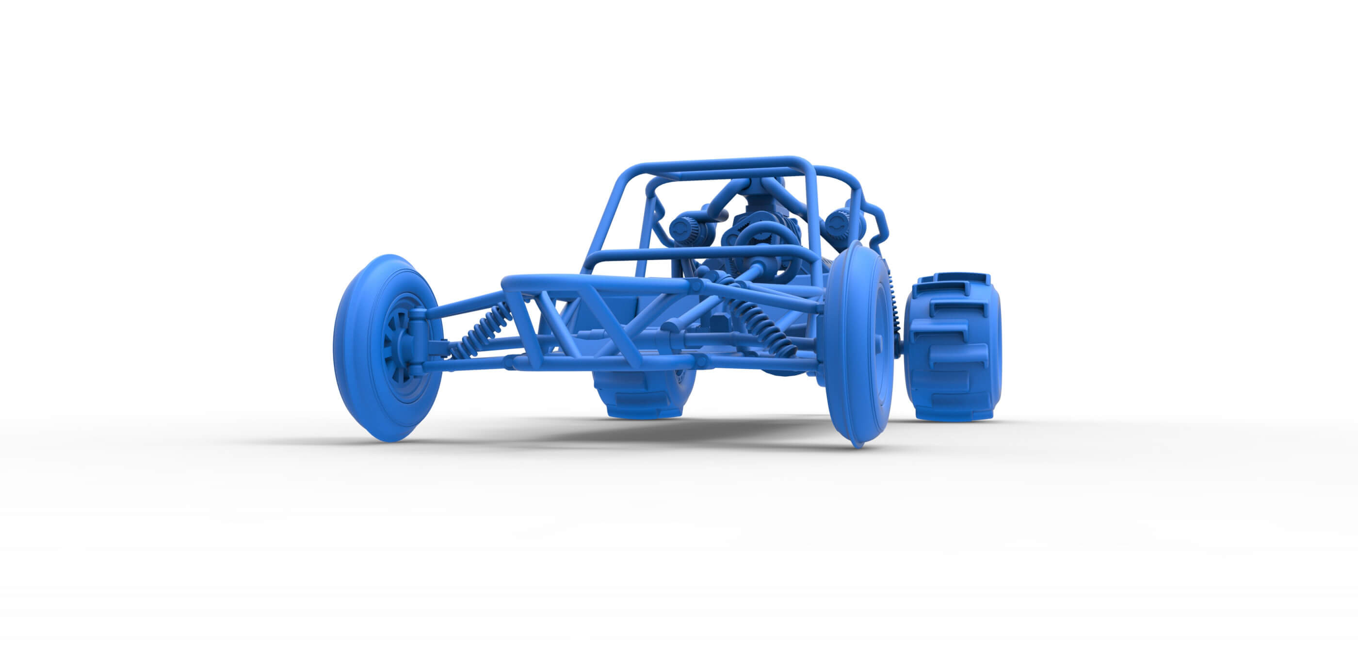 Sand Drag Rail Buggy 1:25 - 3D Model by TechItemsRock