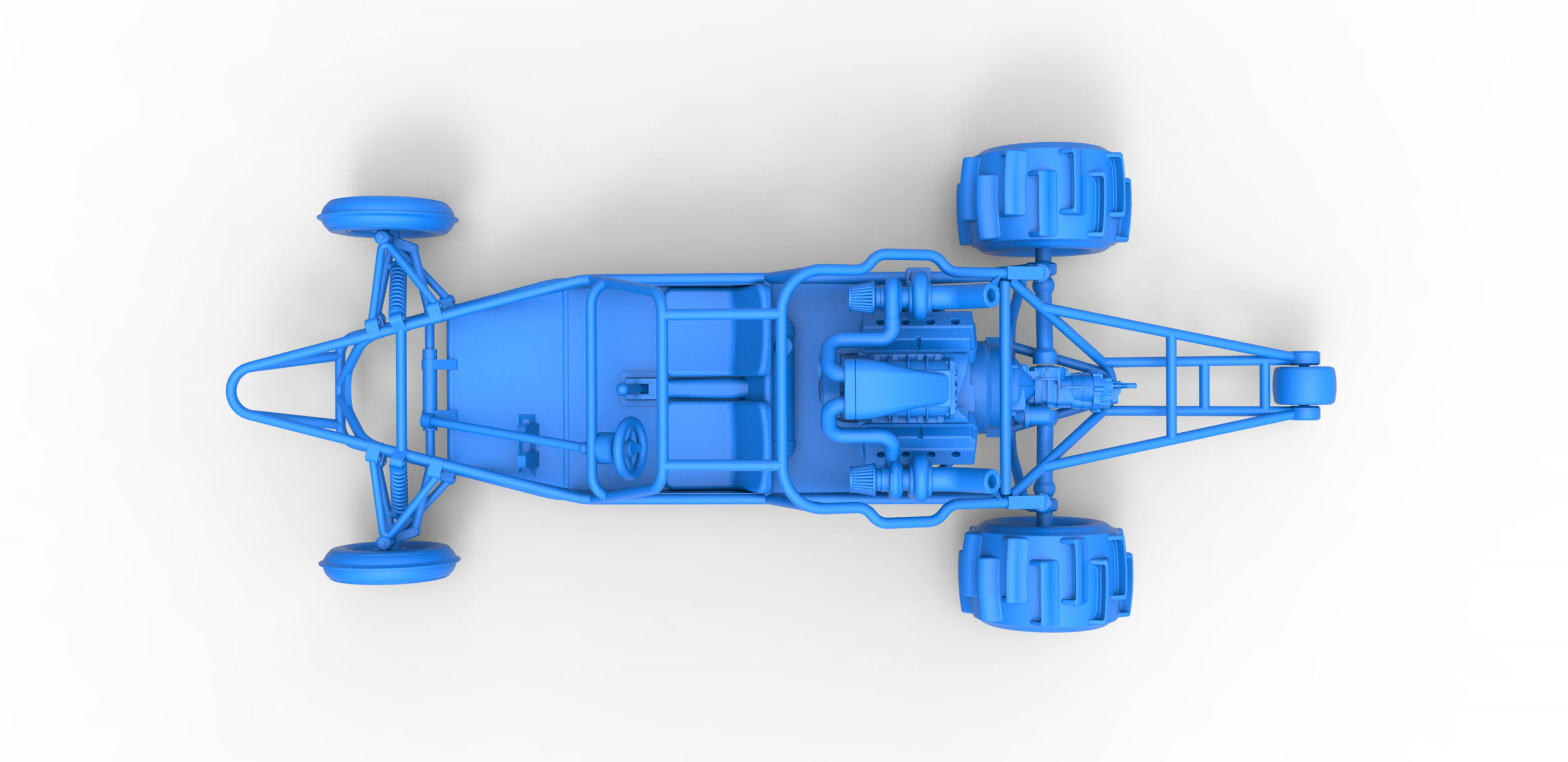 Sand Drag Rail Buggy 1:25 - 3D Model by TechItemsRock