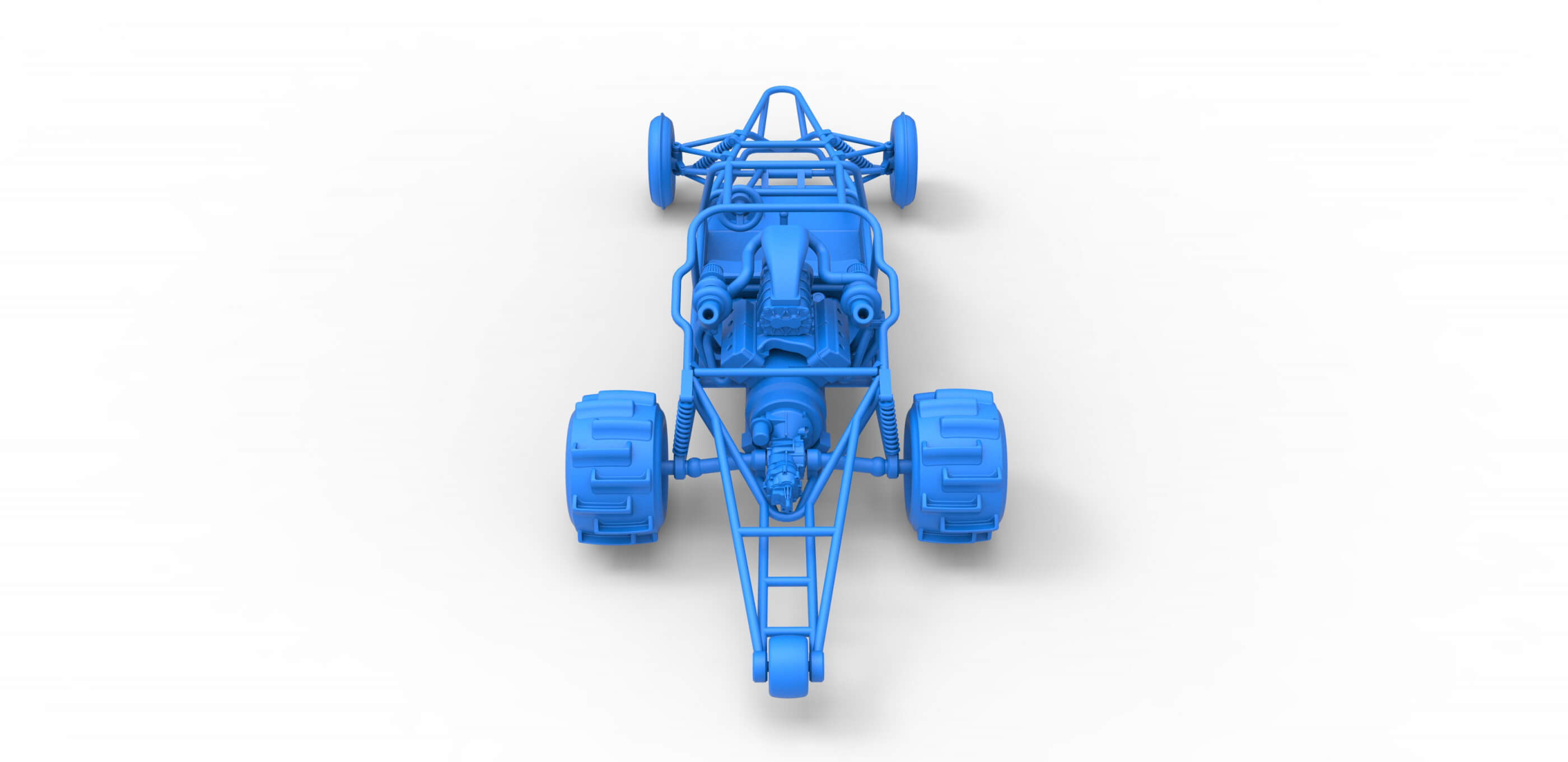 Sand Drag Rail Buggy 1:25 - 3D Model by TechItemsRock