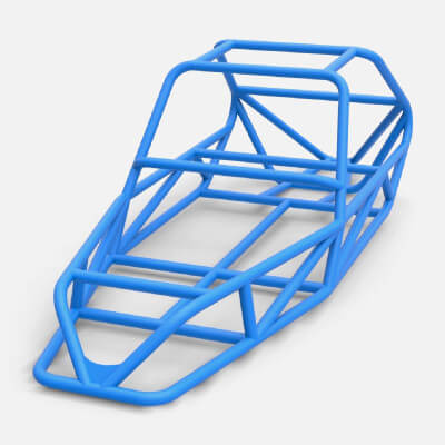 Sand Rail Frame 1:25 - 3D Model by TechItemsRock