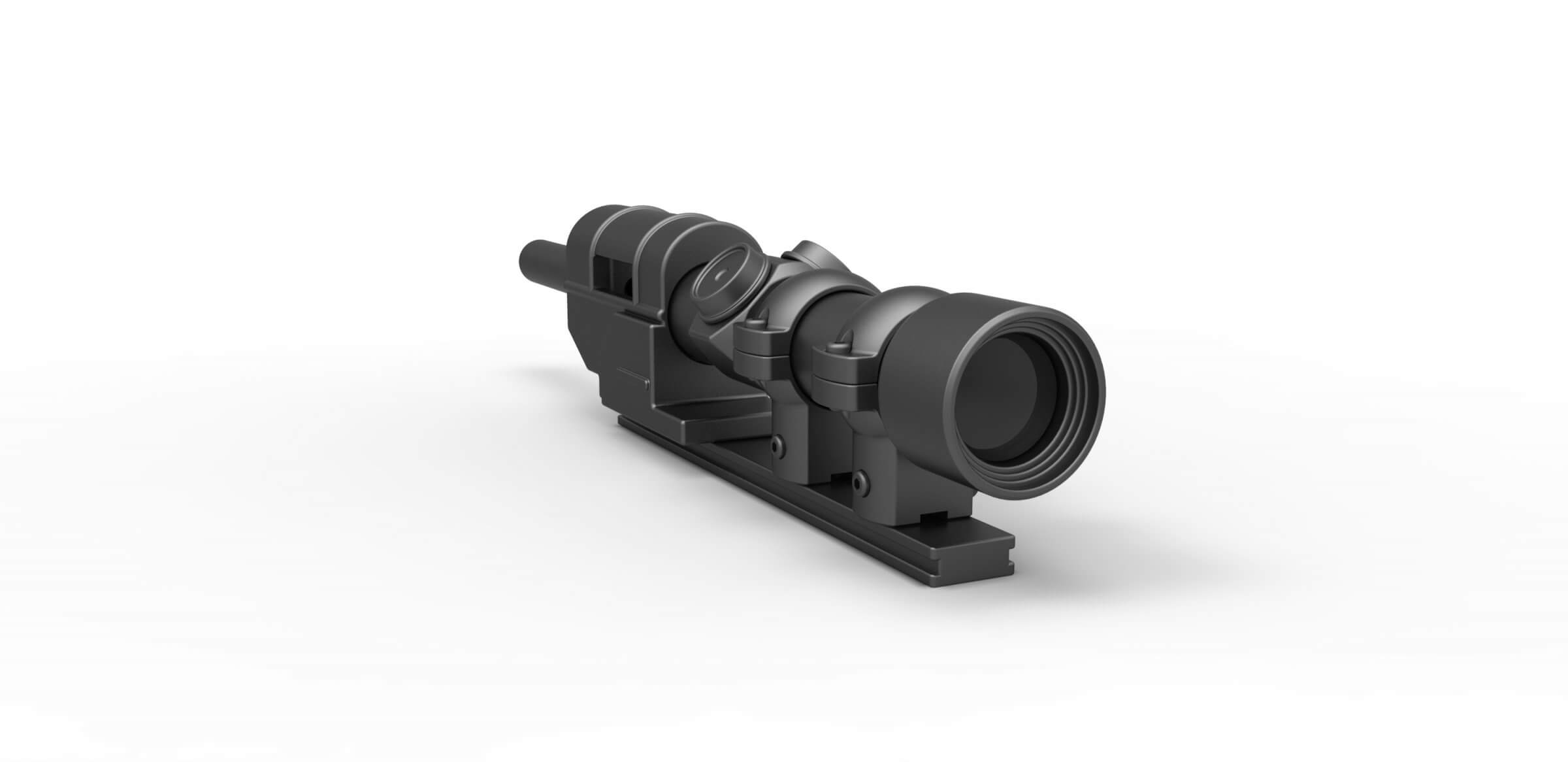 Scope For Cosplay Blaster 16 - 3D Model by TechItemsRock