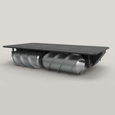 Screw Terrain Platform - 3D Model by TechItemsRock