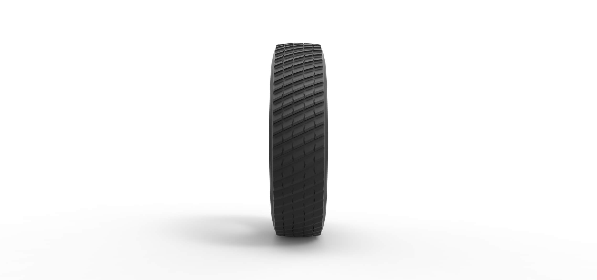 Semi Truck Pulling Tire Scale 1:25 - 3D Model by TechItemsRock