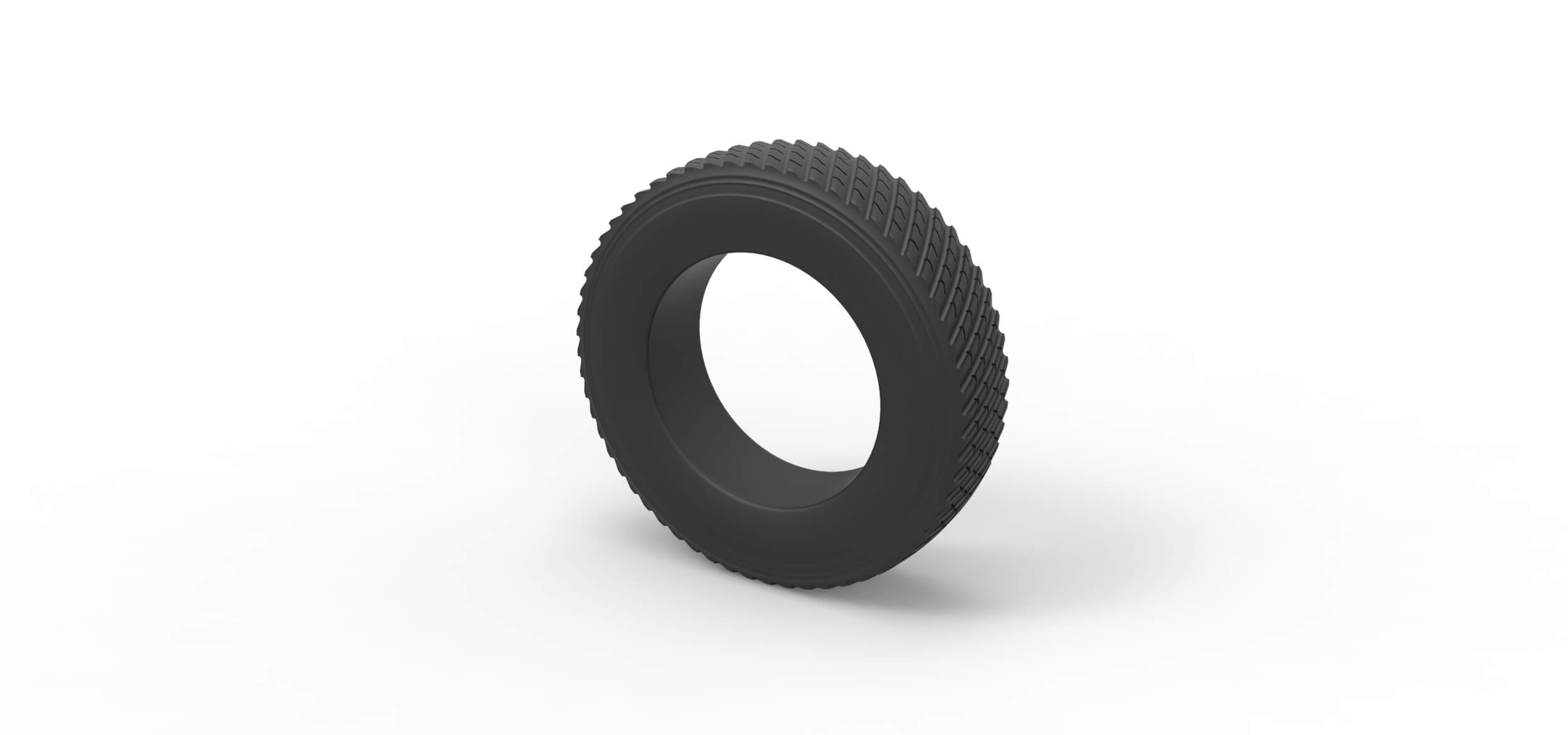 Semi Truck Pulling Tire Scale 1:25 - 3D Model by TechItemsRock