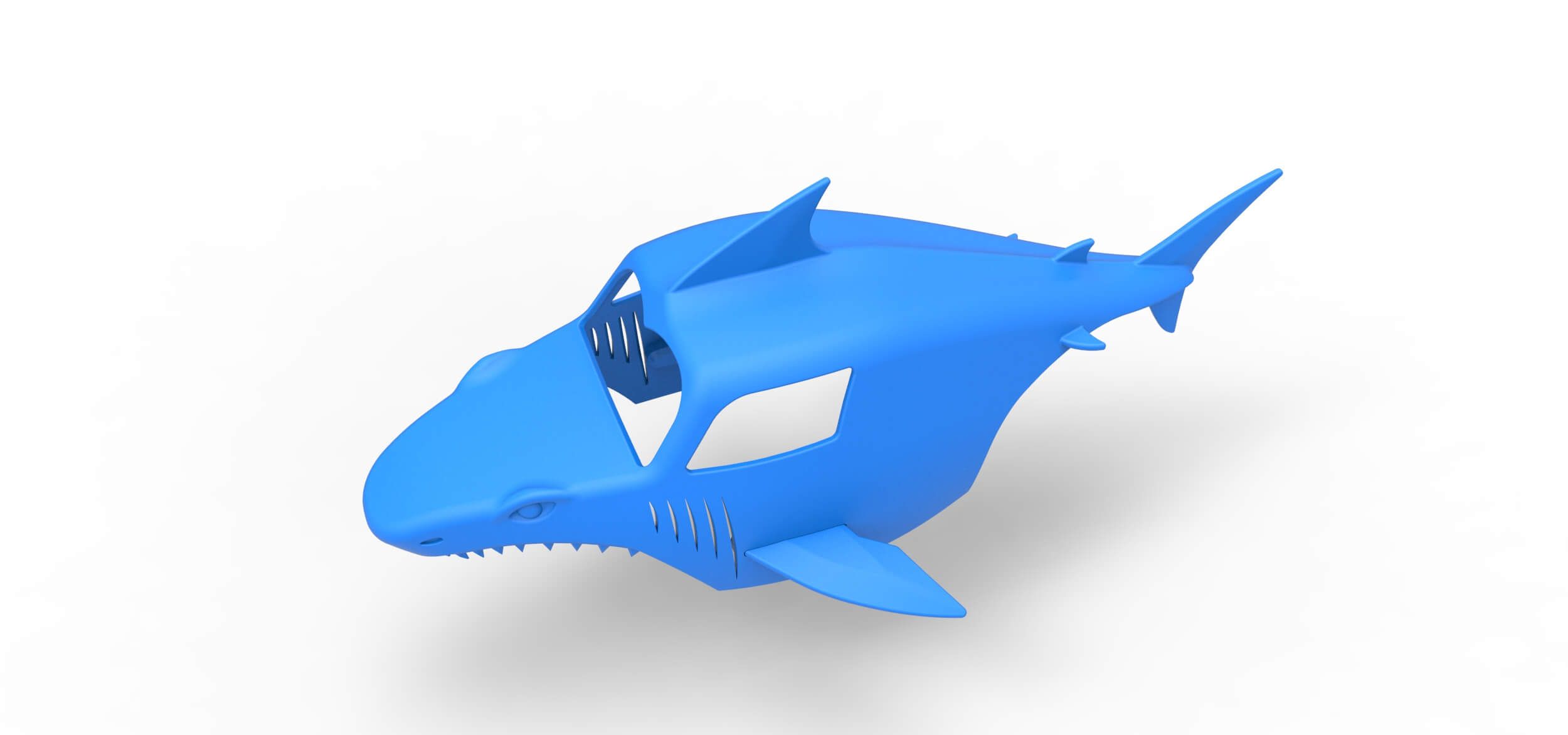 Shark Shell for Monster Truck 1:25 - 3D Model by TechItemsRock
