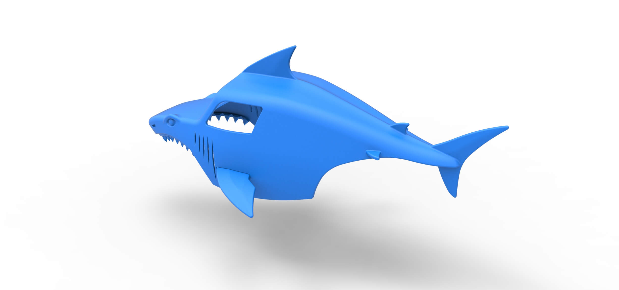 Shark Shell for Monster Truck 1:25 - 3D Model by TechItemsRock