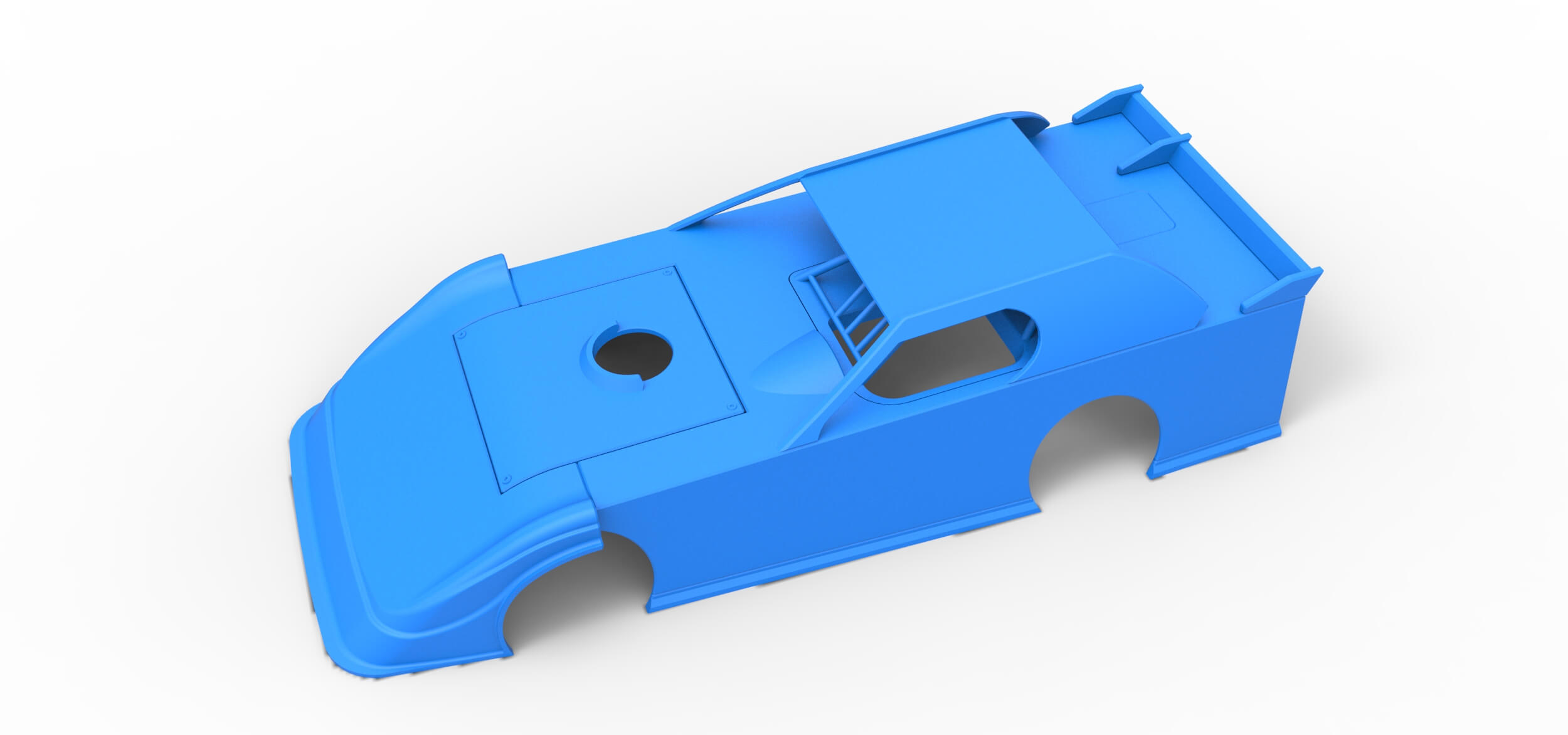Shell of Dirt Modified Super Stock Car 1:25 - 3D Model by TechItemsRock