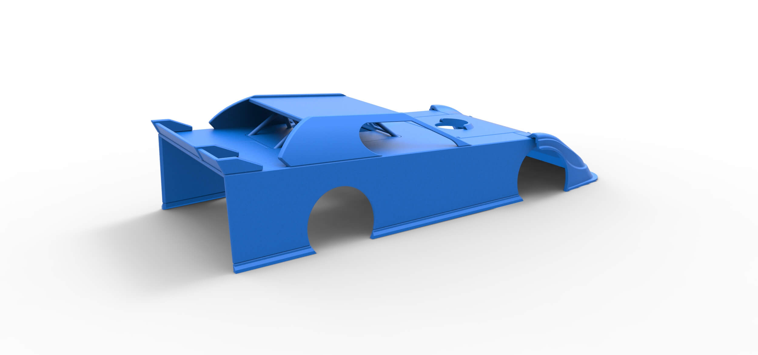 Shell of Dirt Modified Super Stock Car 1:25 - 3D Model by TechItemsRock