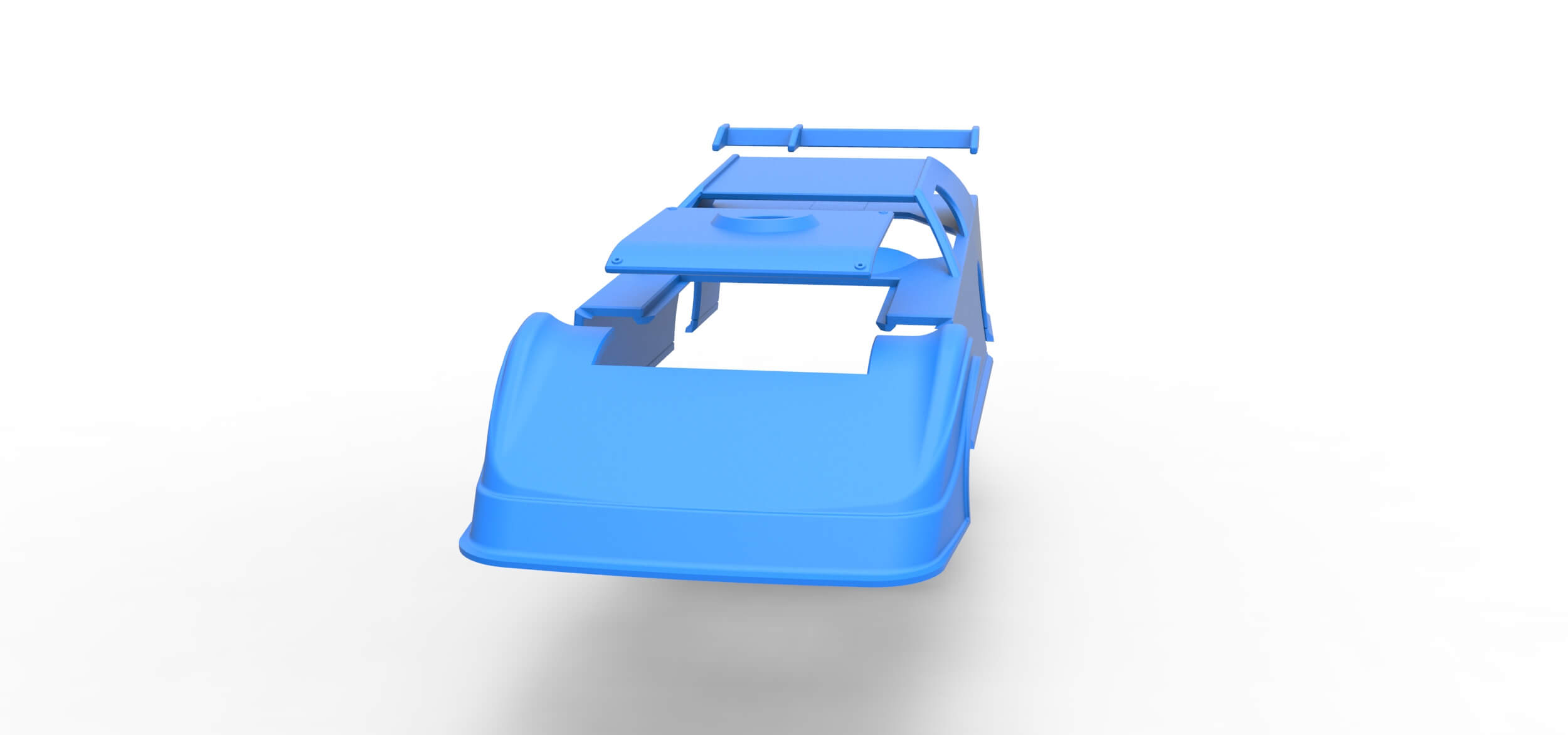 Shell of Dirt Modified Super Stock Car 1:25 - 3D Model by TechItemsRock