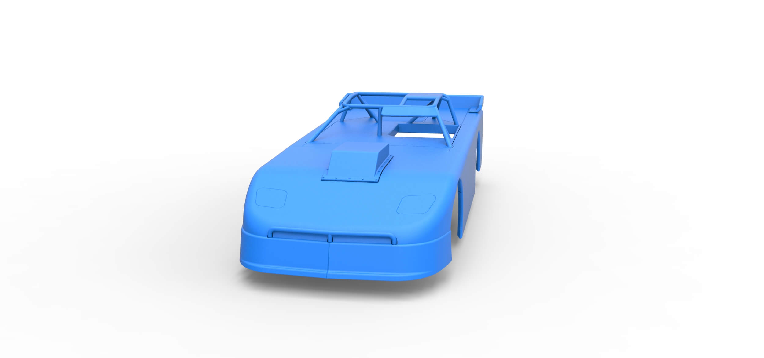 Shell of New Zealand Super Saloon Race Car V2 Scale 1:25 - 3D Model by ...