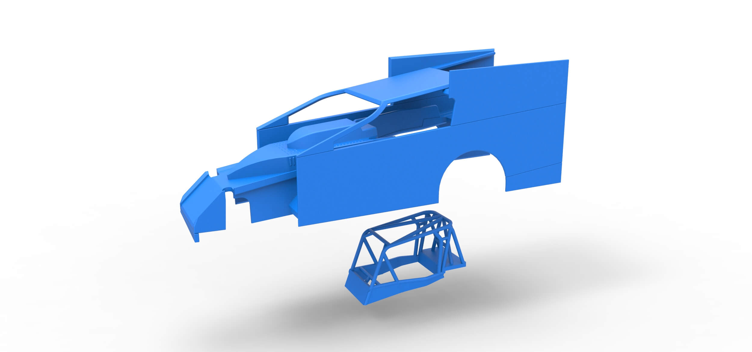 Shell of Northeast Outlaw Dirt Modified V1 Scale 1:25 - 3D Model by ...