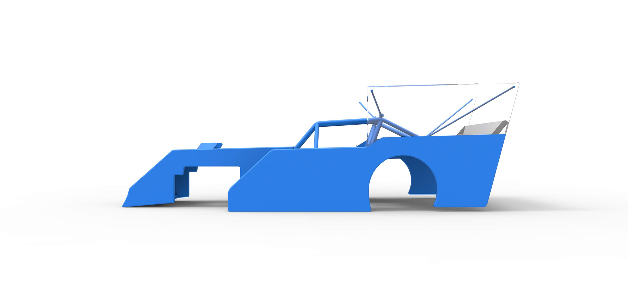 Shell of Outlaw Figure 8 Modified Stock Car 1:25 - 3D Model by ...