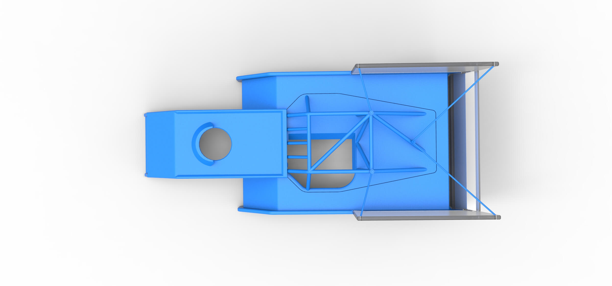 Shell of Outlaw Figure 8 Modified Stock Car 1:25 - 3D Model by ...