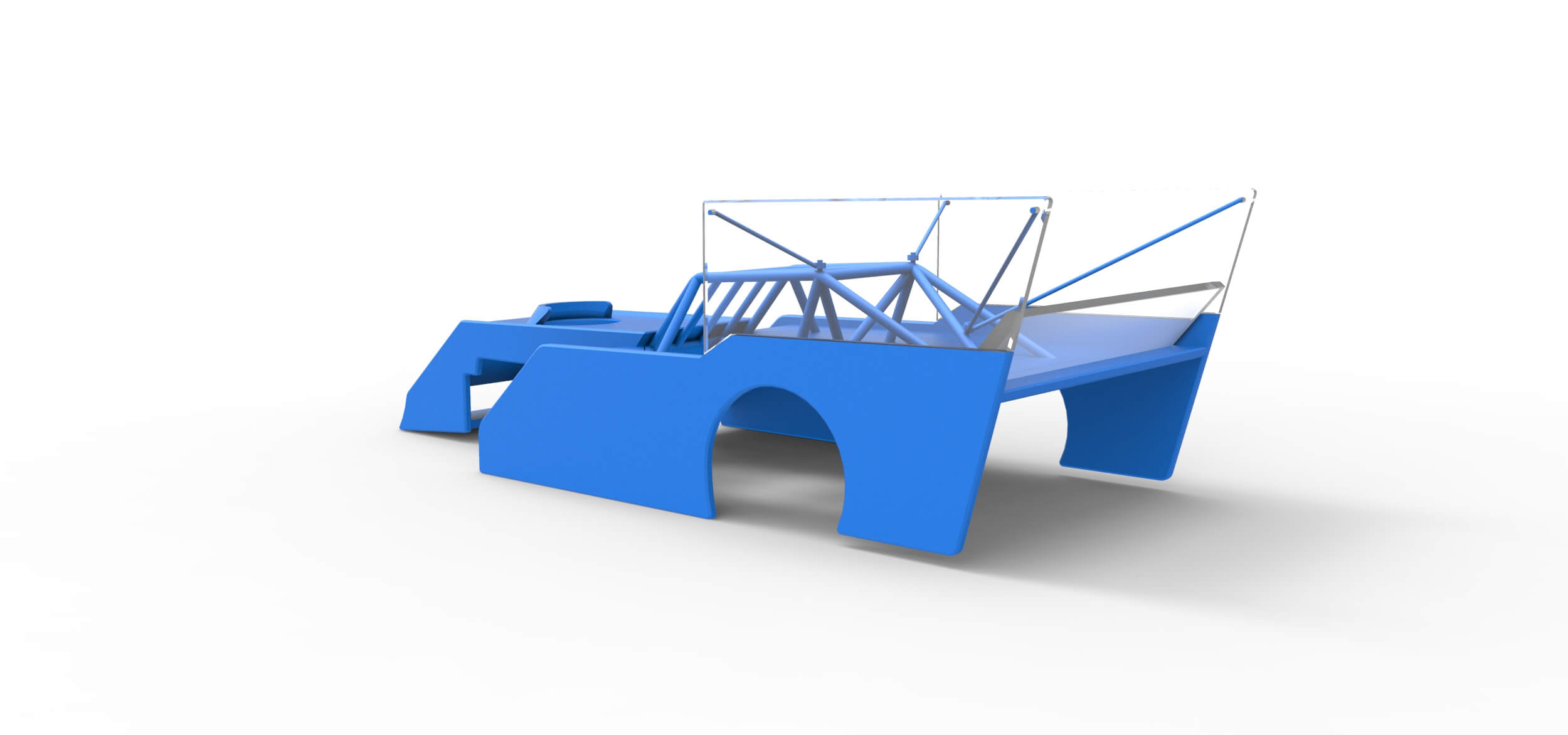Shell of Outlaw Figure 8 Modified Stock Car 1:25 - 3D Model by ...