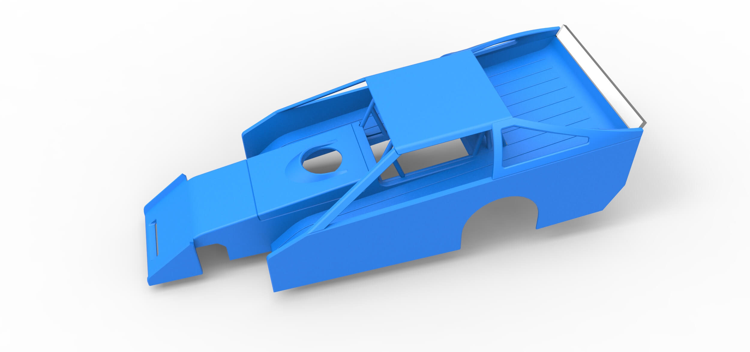 Shell of Vintage Asphalt Modified Stock Car V3 Scale 1:25 - 3D Model by ...