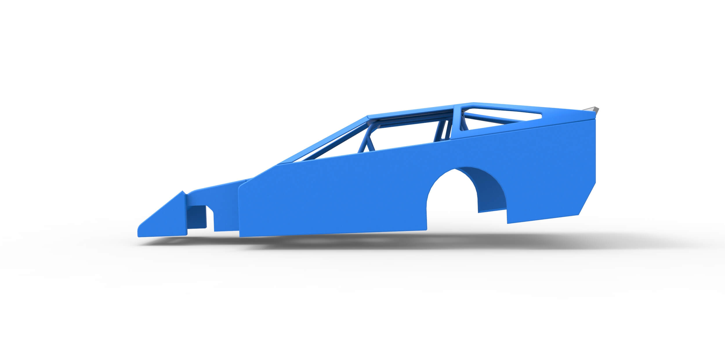 Shell of Vintage Asphalt Modified Stock Car V3 Scale 1:25 - 3D Model by ...