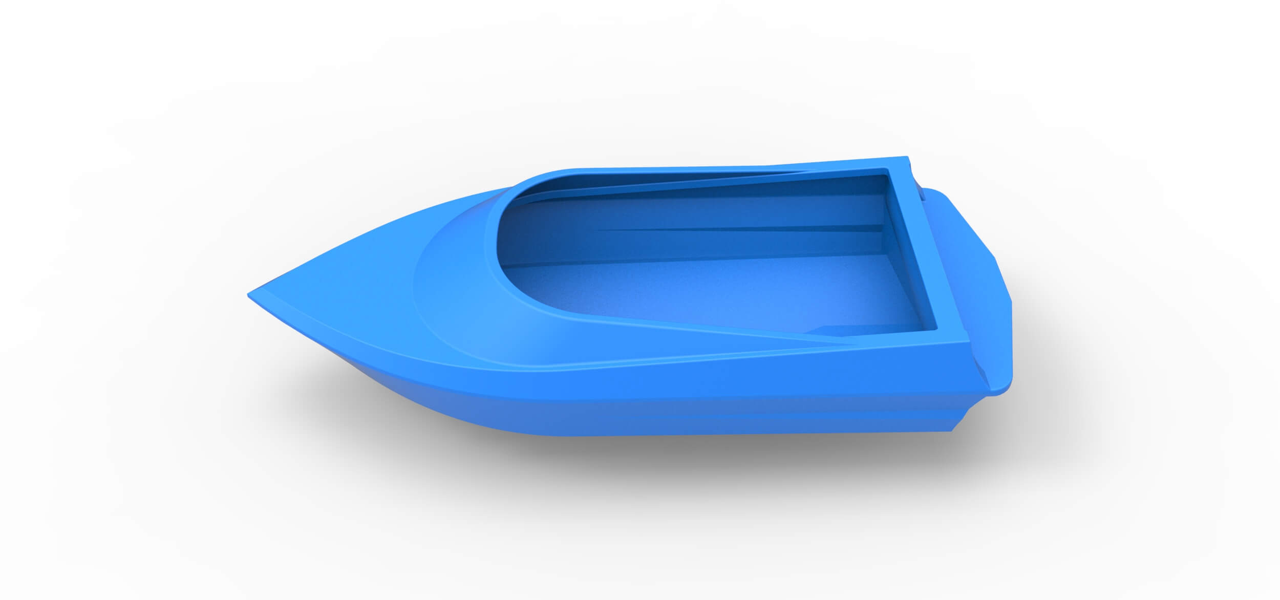 Speed Boat Hull Version 2 Scale 1:25 - 3D Model by TechItemsRock