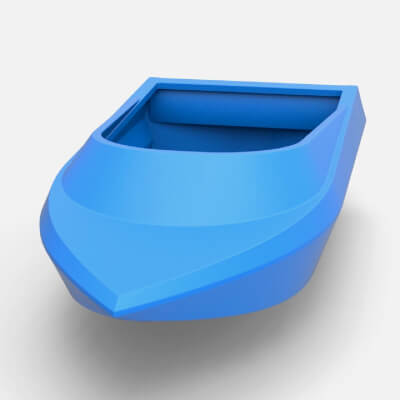 Speed Boat Hull Version 2 Scale 1:25 - 3D Model by TechItemsRock