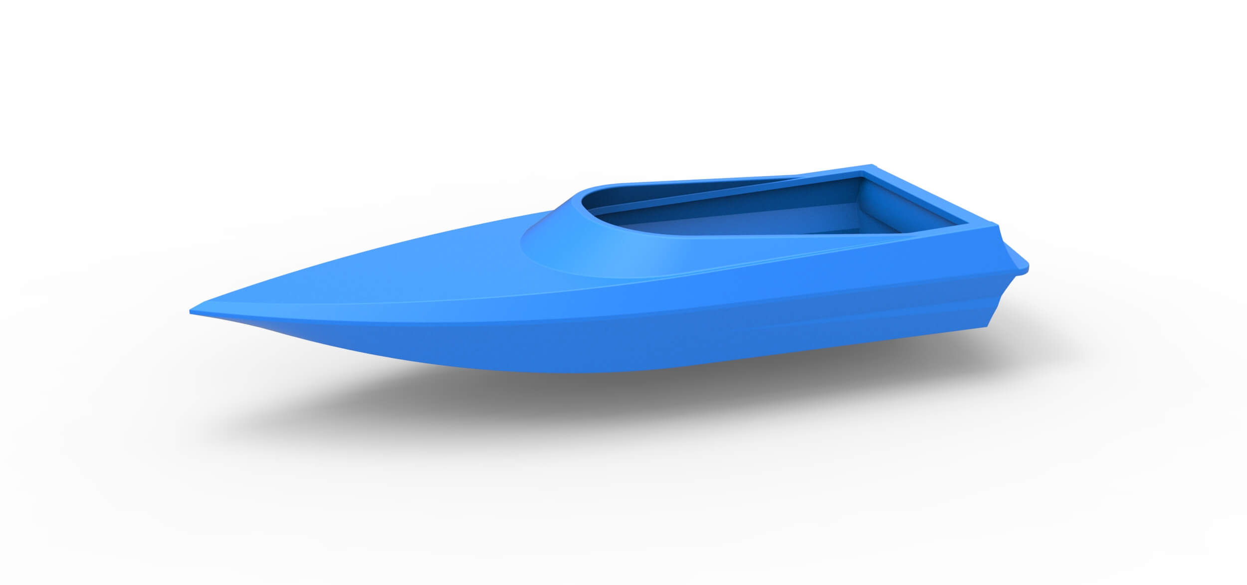Speed Boat Hull Version 3 Scale 1:25 - 3D Model by TechItemsRock